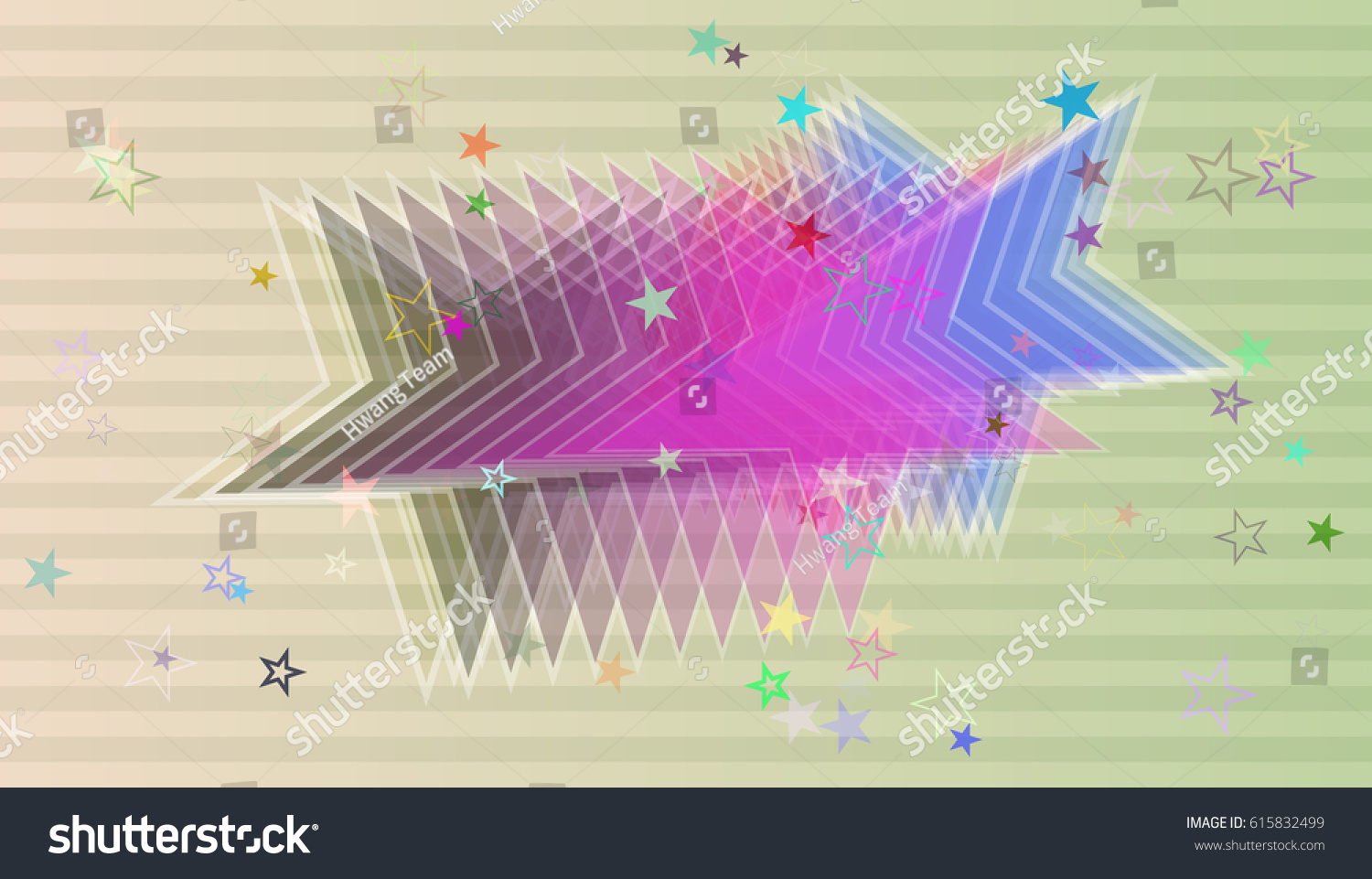 Stars Design Template Stock Vector (Royalty Free) 615832499