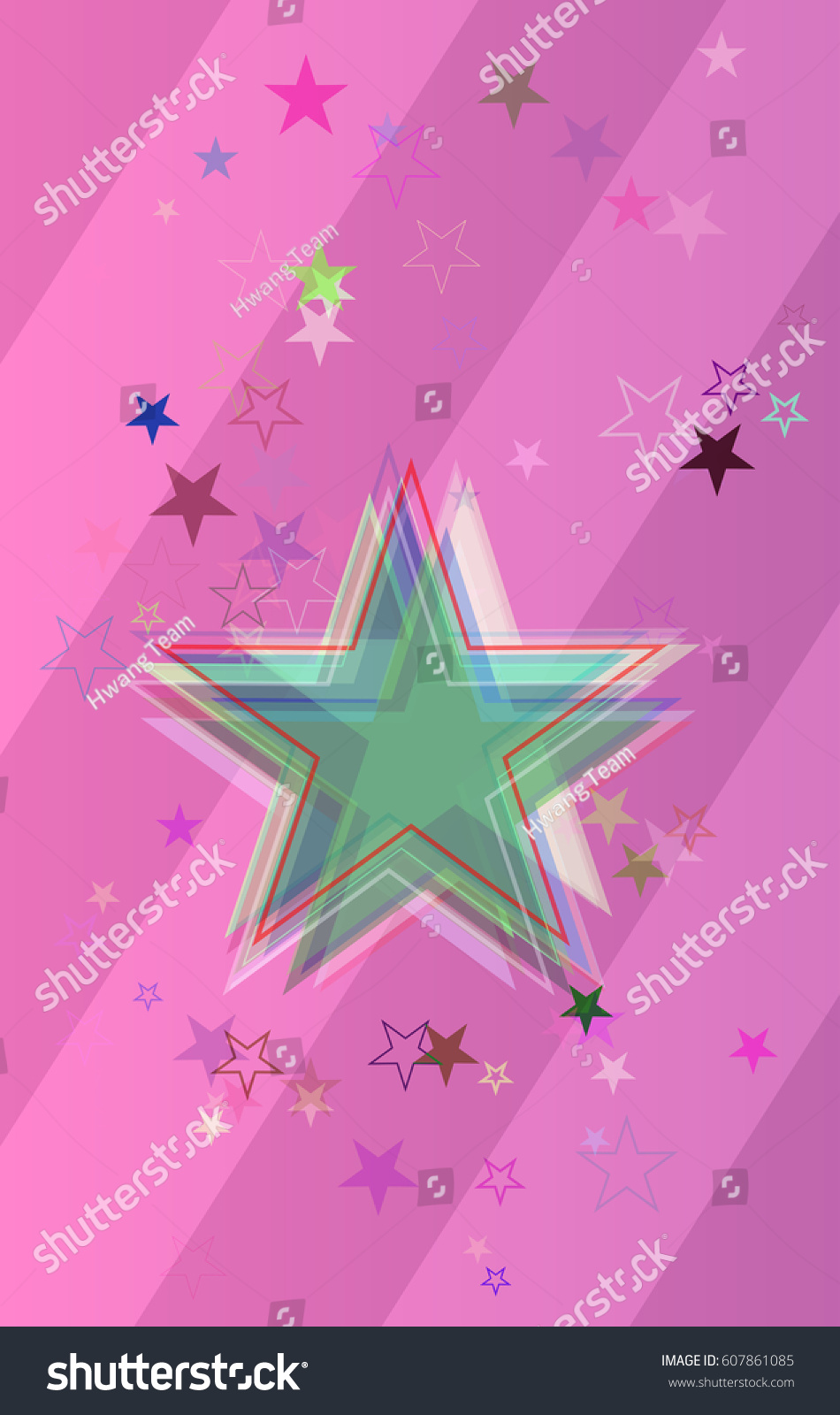 Stars Design Texture Stock Vector (Royalty Free) 607861085
