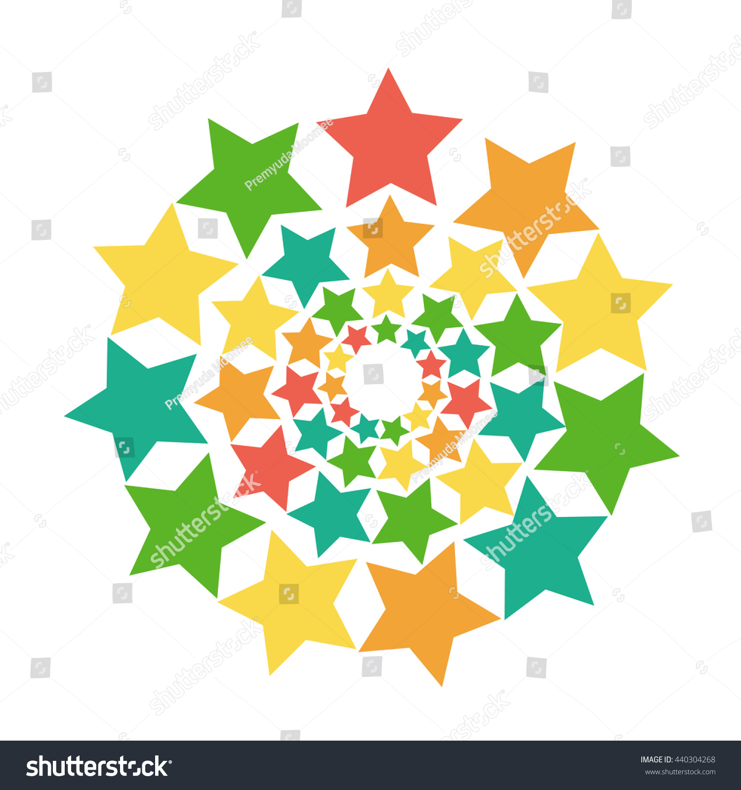 Stars Circle Vector Stock Vector (Royalty Free) 440304268 | Shutterstock