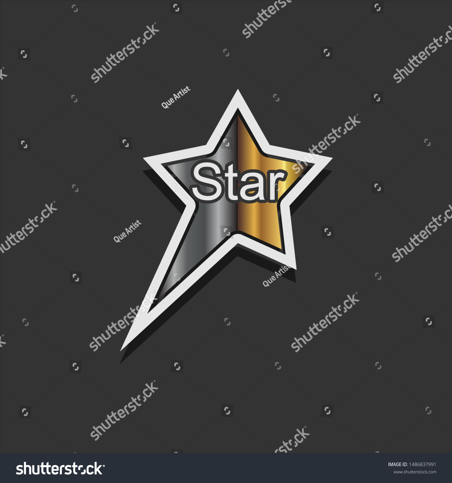 Stars Logo Vector Concept Design Template Stock Vector (Royalty Free ...