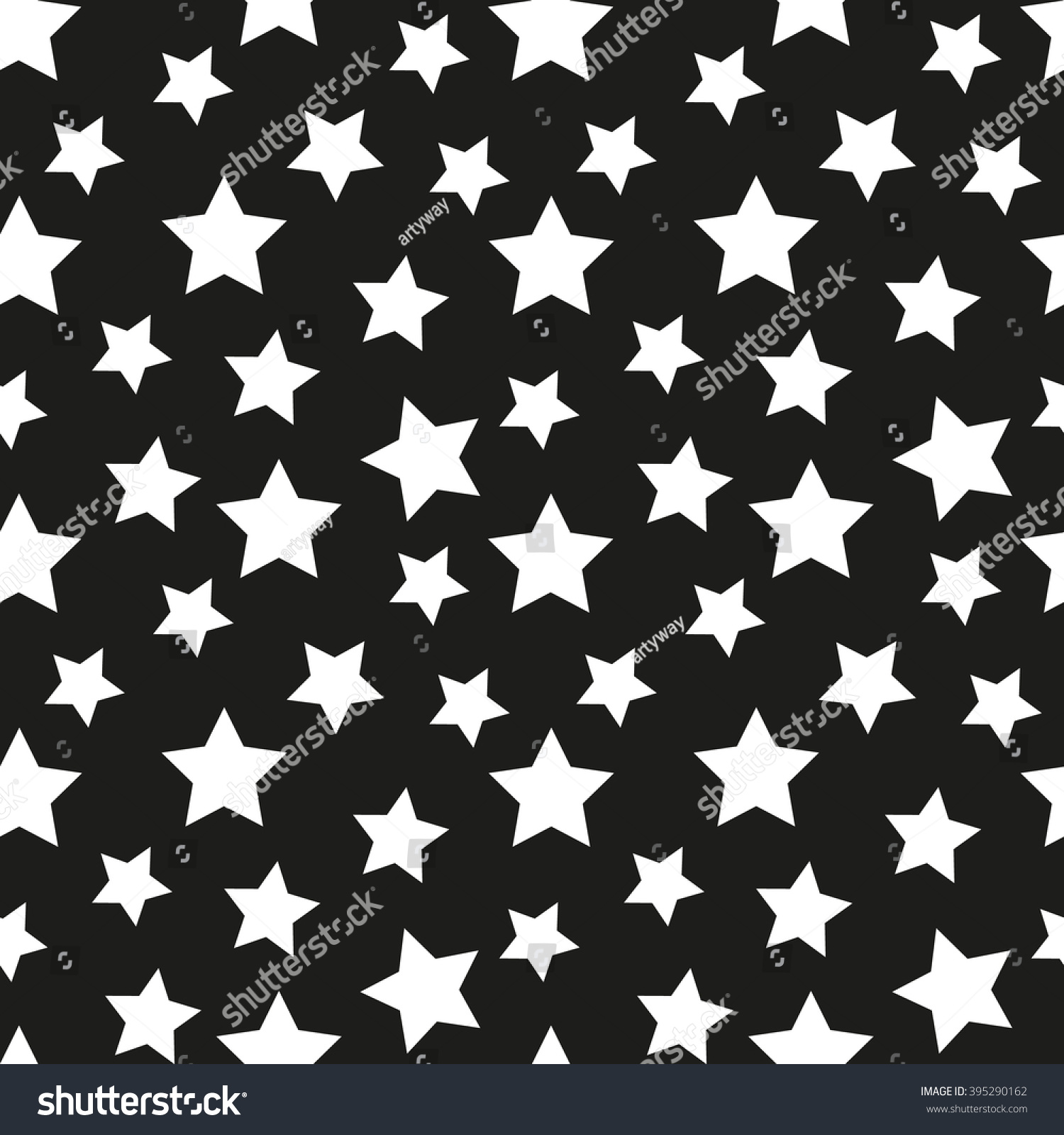 Stars Vector Background Seamless Texture: vector de stock (libre de ...