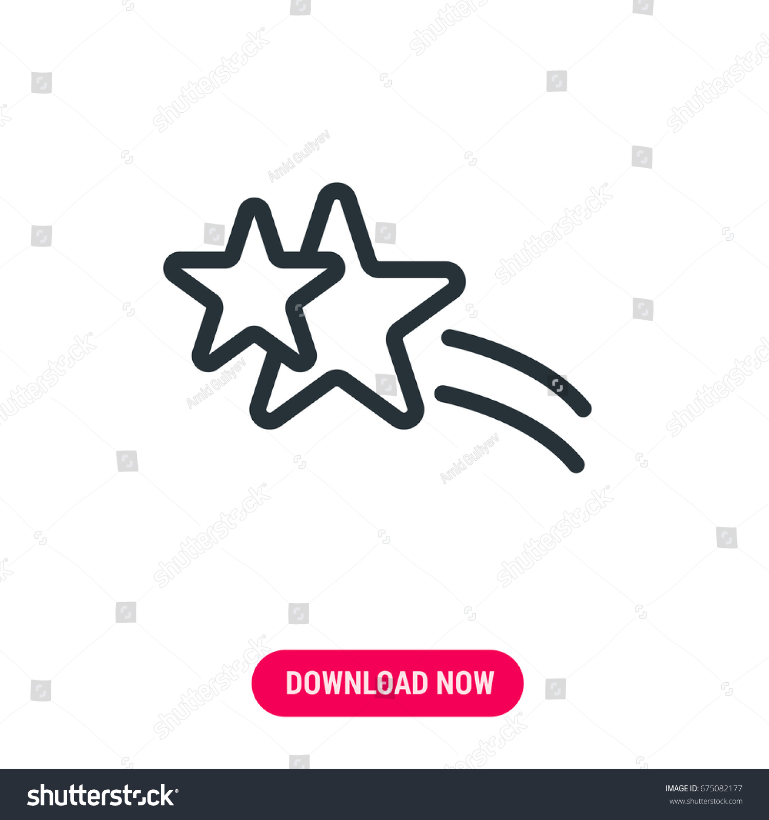 Stars Vector Icon Stock Vector (Royalty Free) 675082177 | Shutterstock