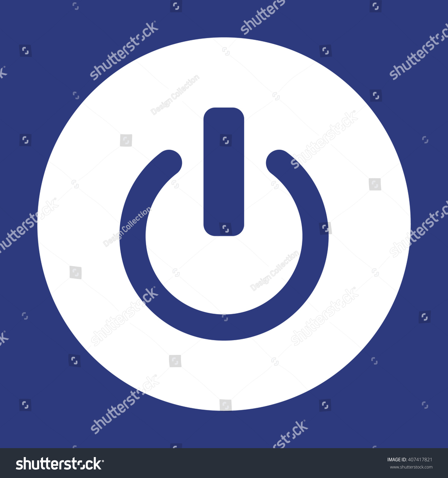Start Icon Vector Illustration Flat Design Stock Vector (Royalty Free ...
