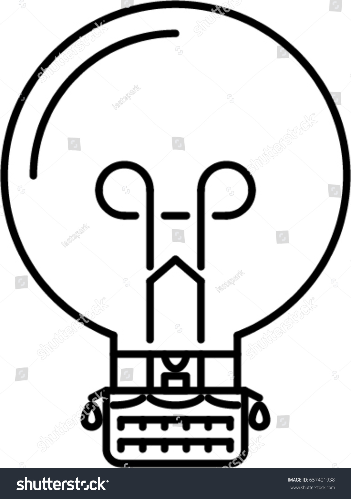 Start Outline Icon Stock Vector (Royalty Free) 657401938 | Shutterstock