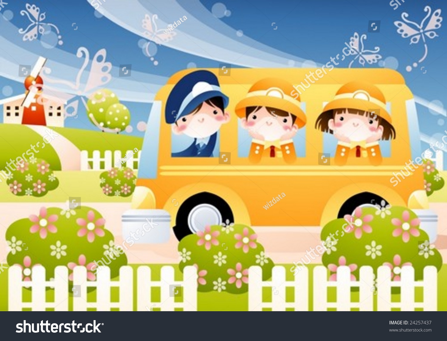 Starting School Stock Vector (Royalty Free) 24257437 | Shutterstock