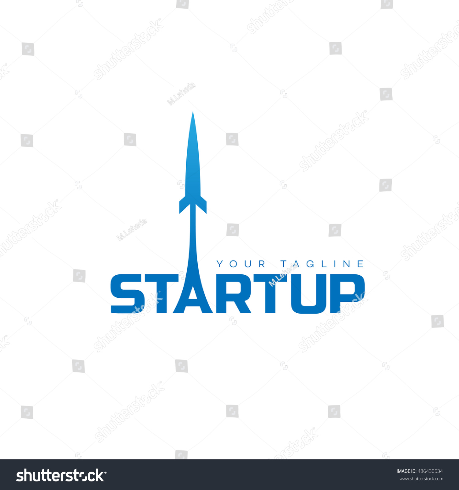Startup Logo Template Design Vector Illustration Stock Vector (Royalty ...