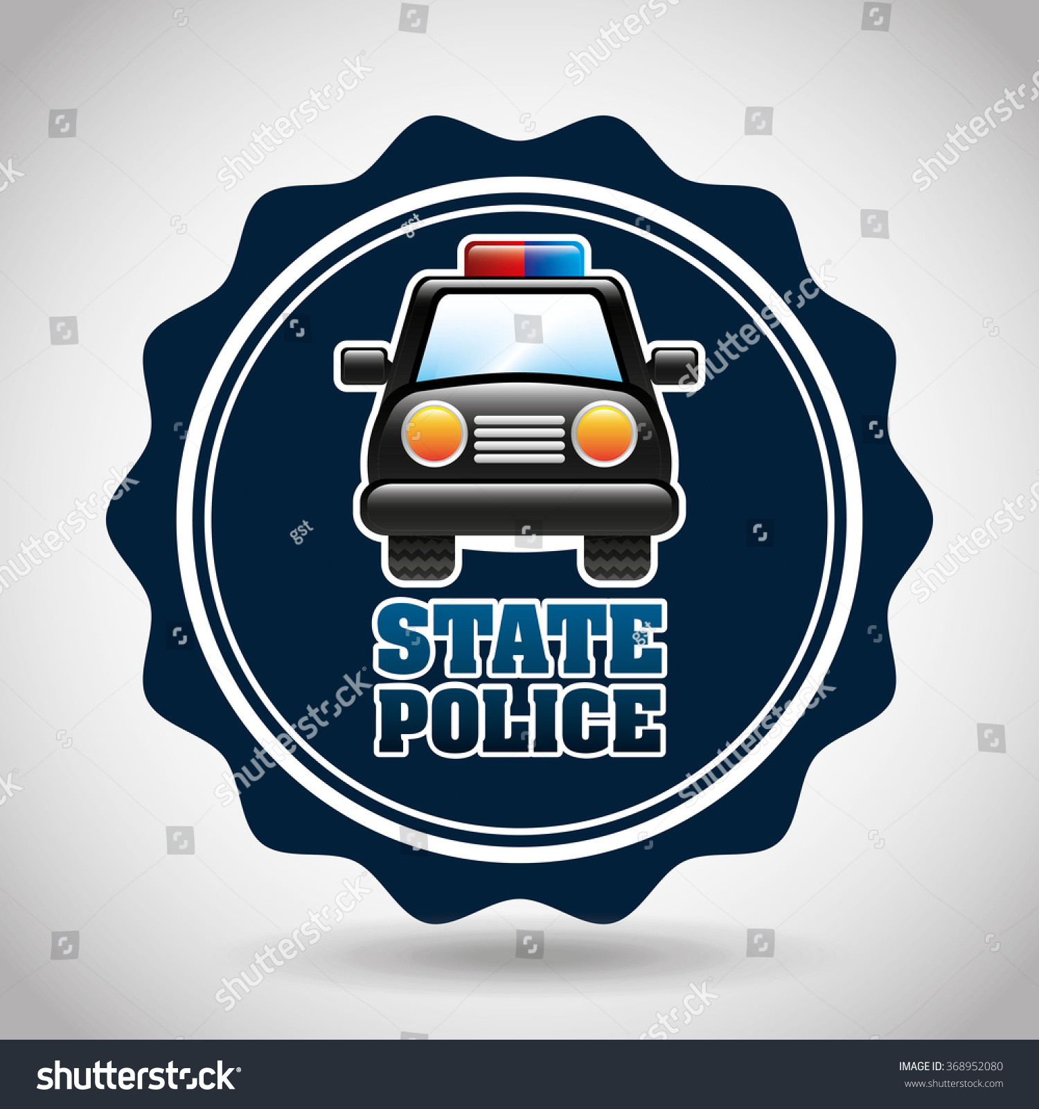 State Police Design Stock Vector (Royalty Free) 368952080 | Shutterstock