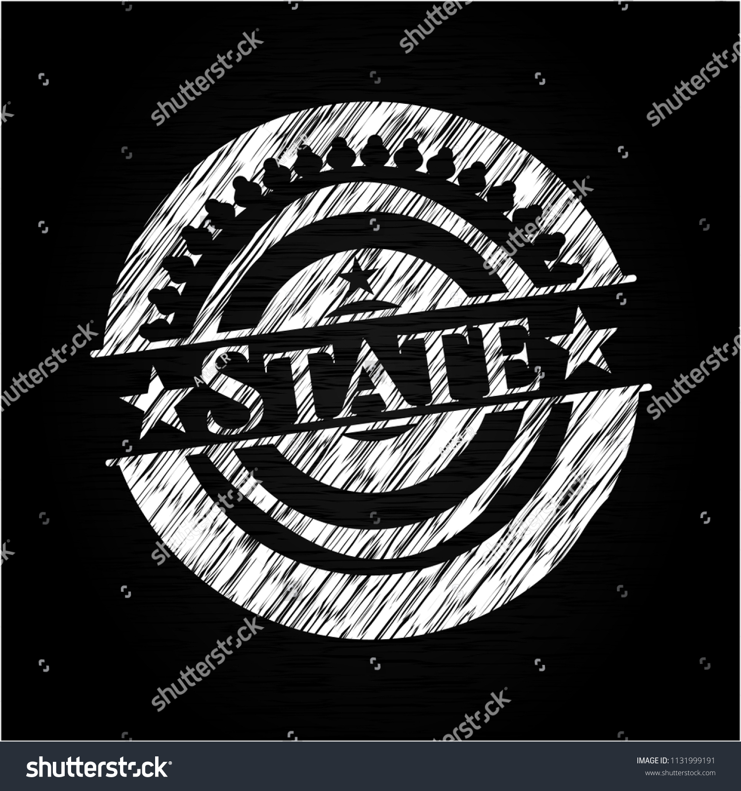 State Written Chalkboard Texture Stock Vector (Royalty Free) 1131999191 ...