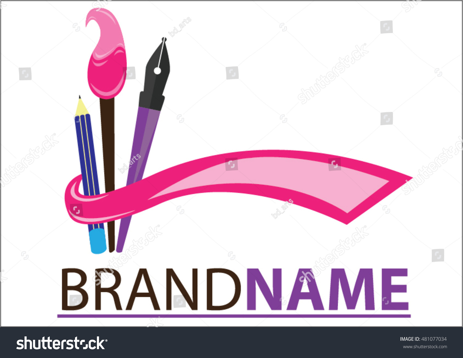 Stationary Logo Stock Vector (Royalty Free) 481077034 | Shutterstock