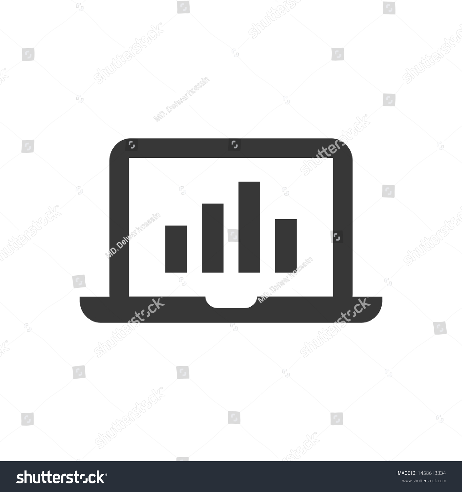 Statistics Report Icon Vector Graphics Stock Vector (Royalty Free ...