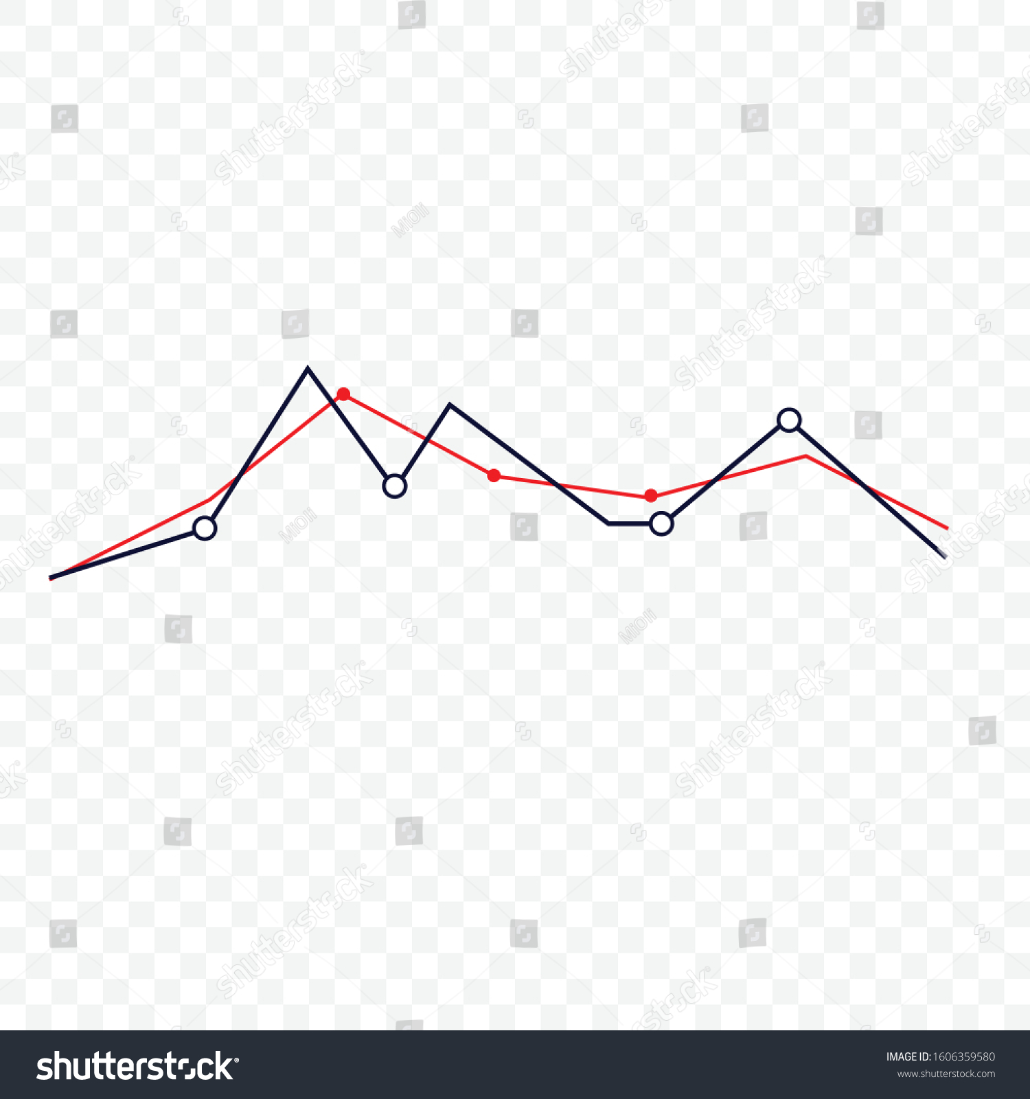 Statistics Vector Icon Infographic Chart Symbol Stock Vector (Royalty ...