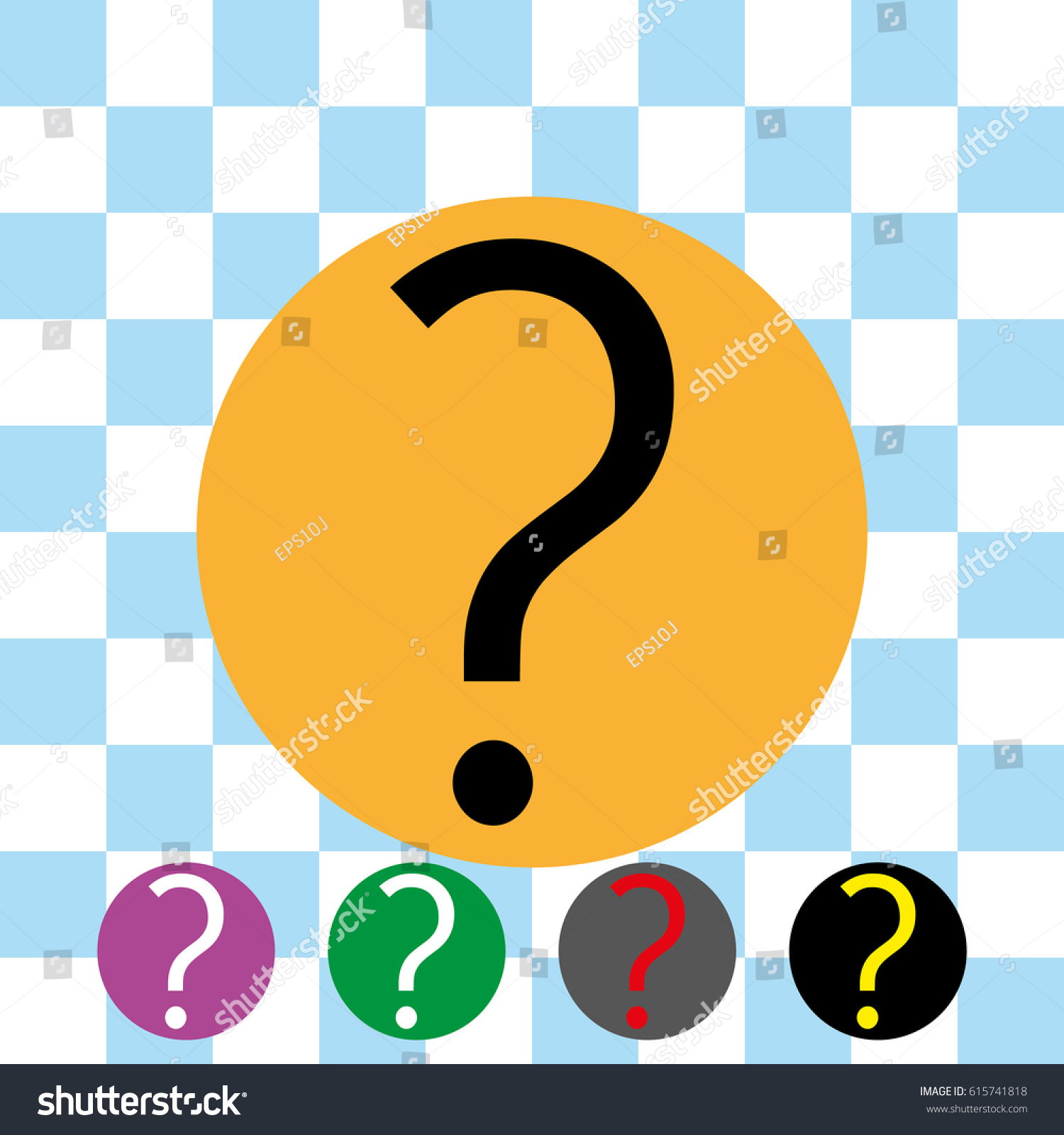 Status Vector Pictogram Question Mark Stock Vector (Royalty Free ...