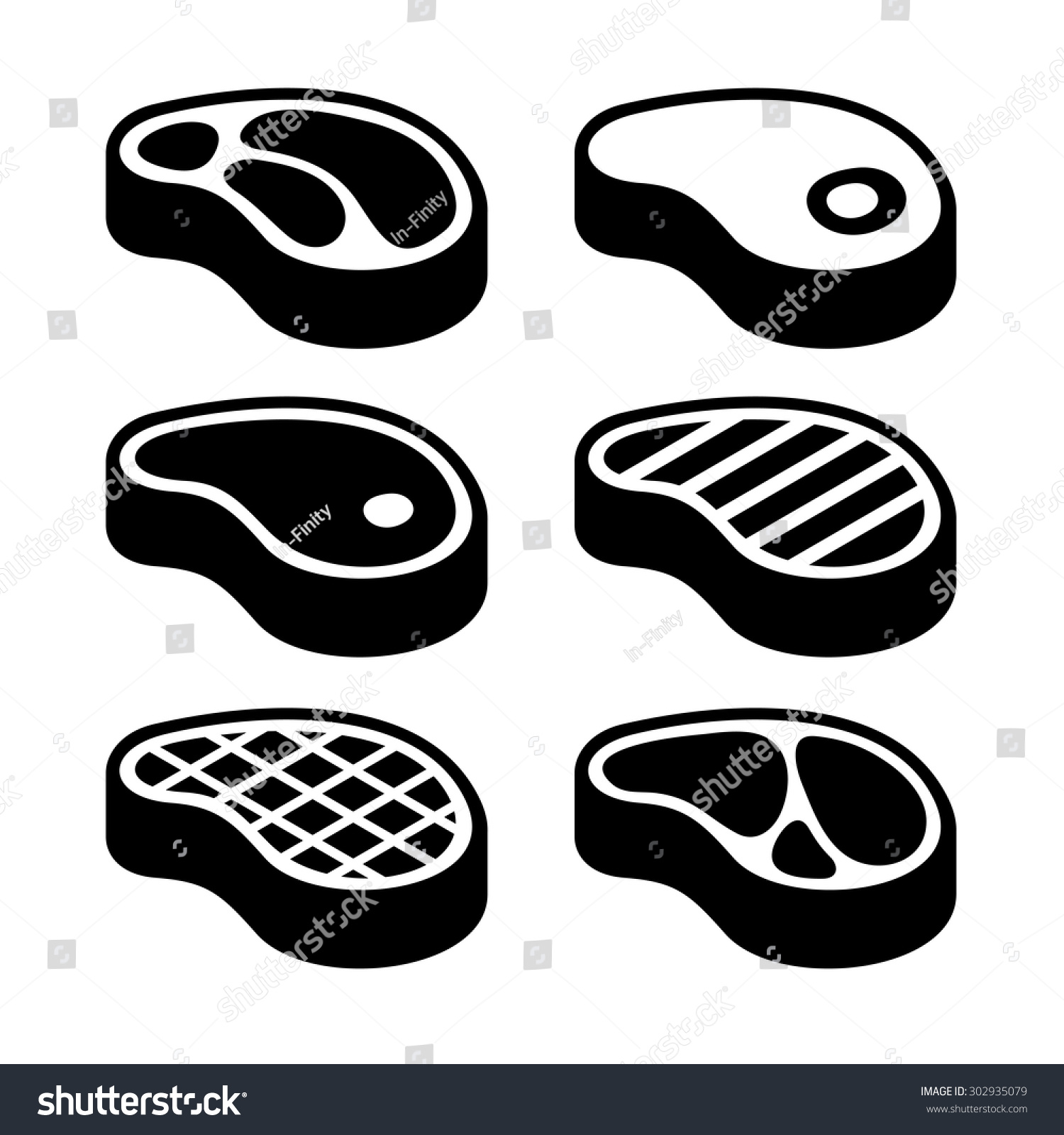 117,013 Steak icon Images, Stock Photos & Vectors | Shutterstock