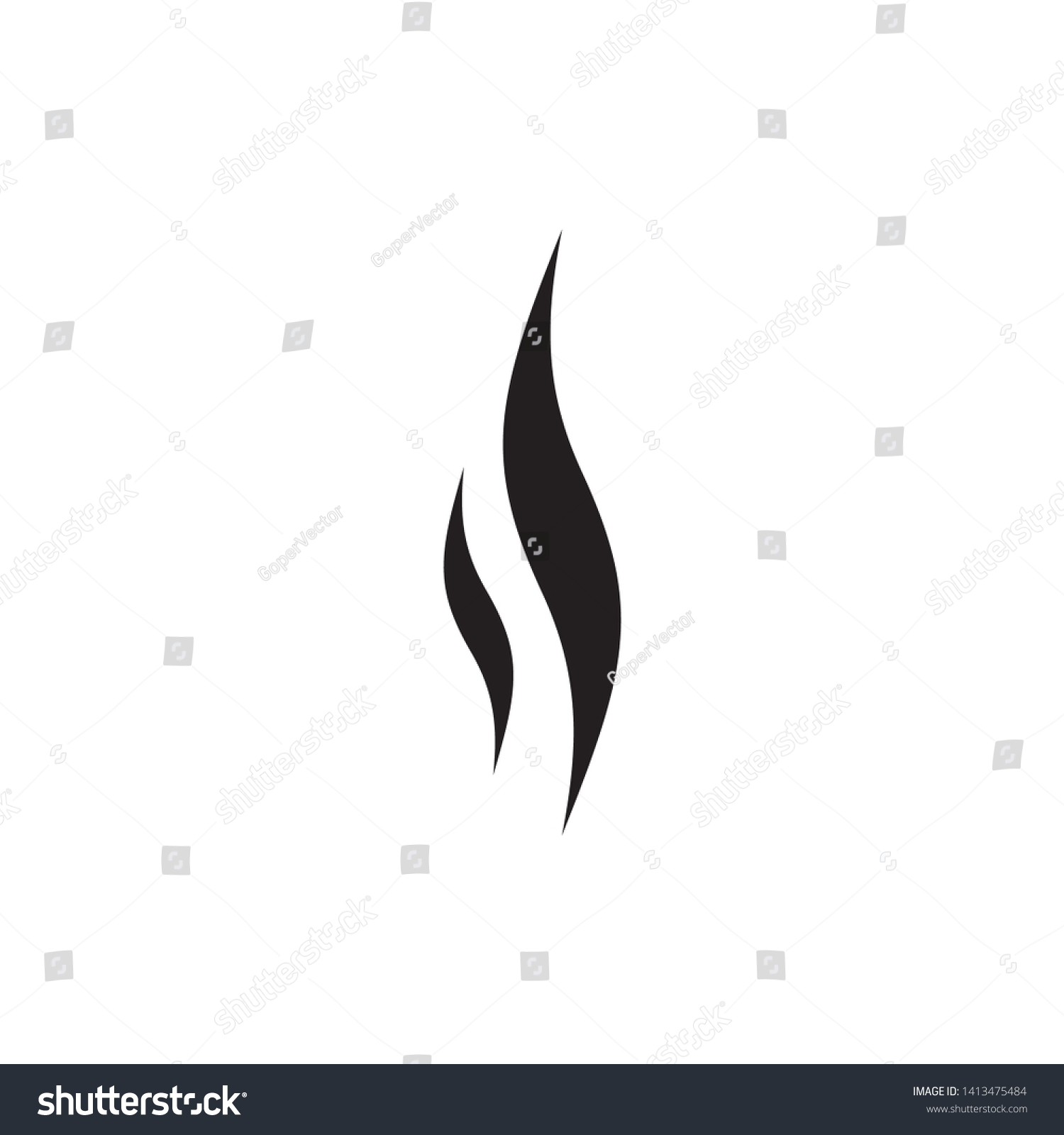 Steam Icon Vector On White Background: vector de stock (libre de ...