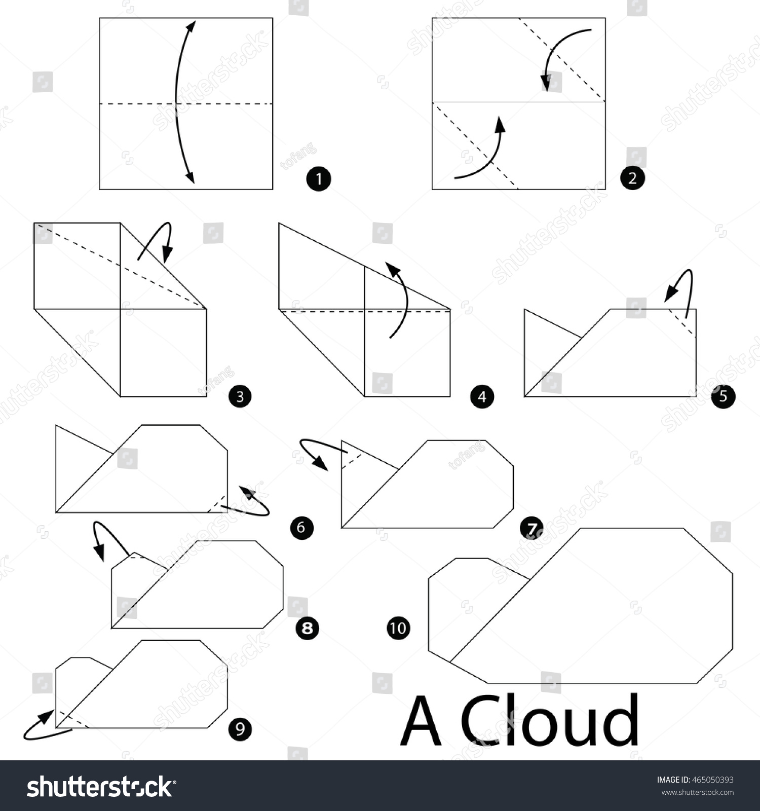 Step By Step Instructions How Make: vector de stock (libre de regalías ...