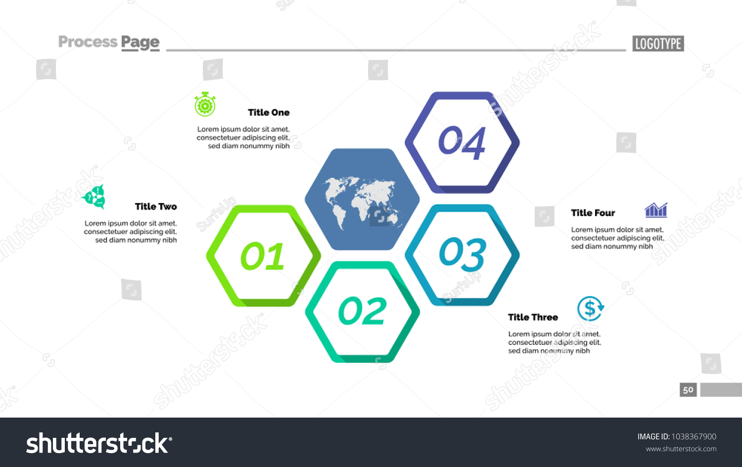 Step Diagram Four Elements Map Process Stock Vector (Royalty Free ...