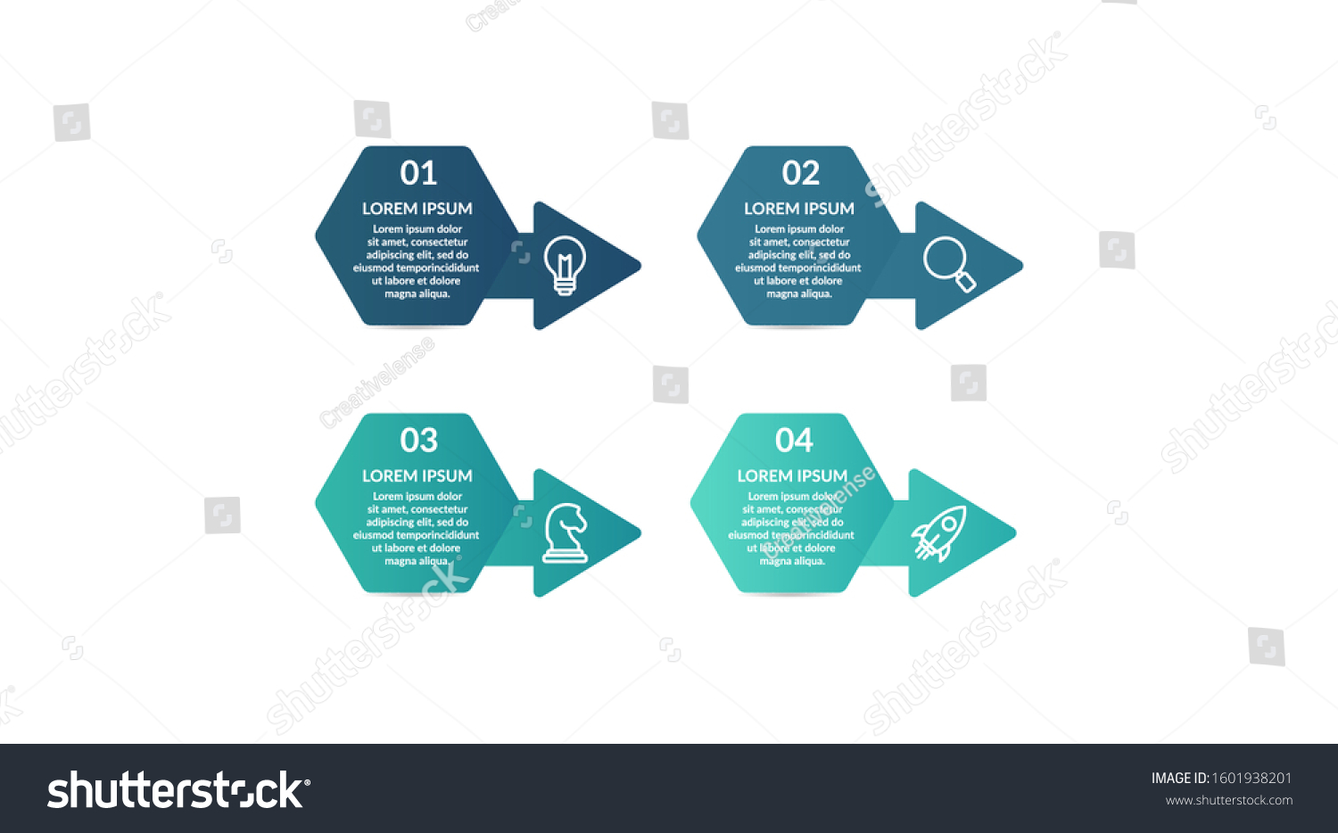 Step Infographic Layout Design Presentation Stock Vector (Royalty Free ...