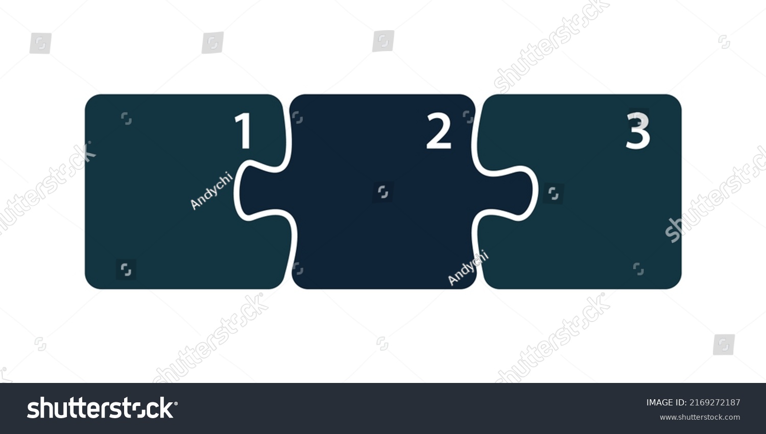 Steps Infographics Puzzle Sequence Three Elements Stock Vector (Royalty ... Steps Infographics Puzzle Sequence Three Elements Stock Vector (Royalty ...