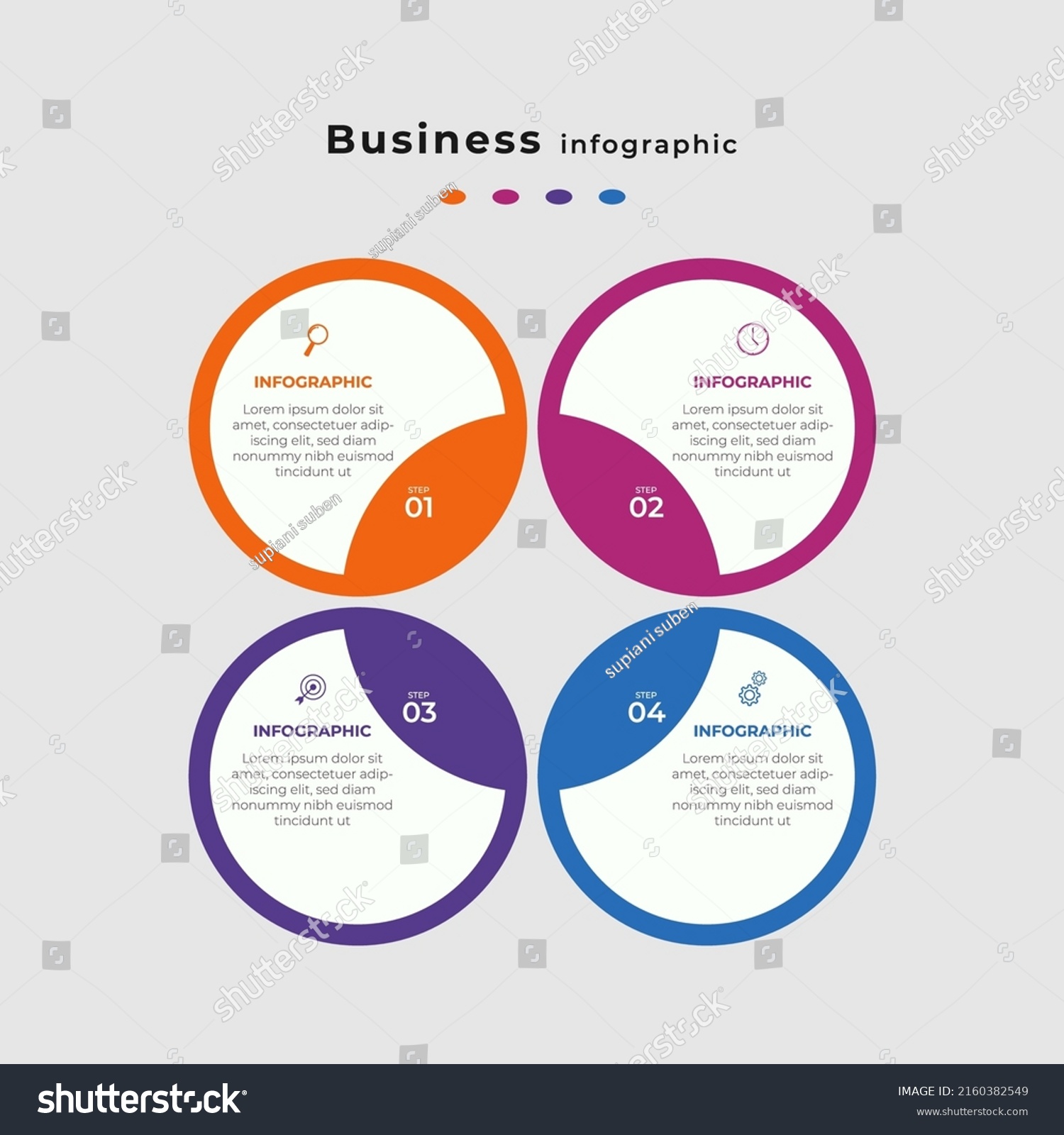 Steps Timeline Infographics Design Template Stock Vector (Royalty Free ...
