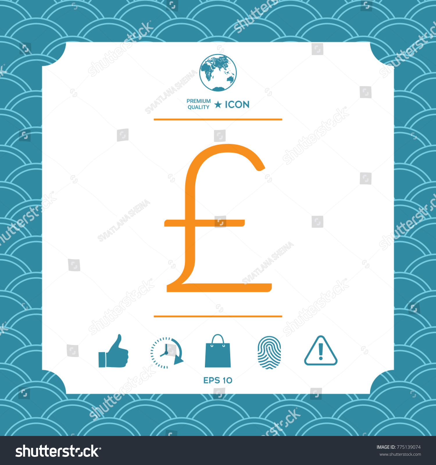 Sterling Symbol Icon Stock Vector (Royalty Free) 775139074 | Shutterstock