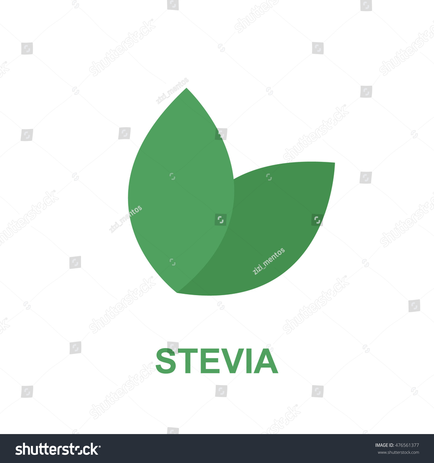 Stevia Icon Vector Illustration Stock Vector (Royalty Free) 476561377