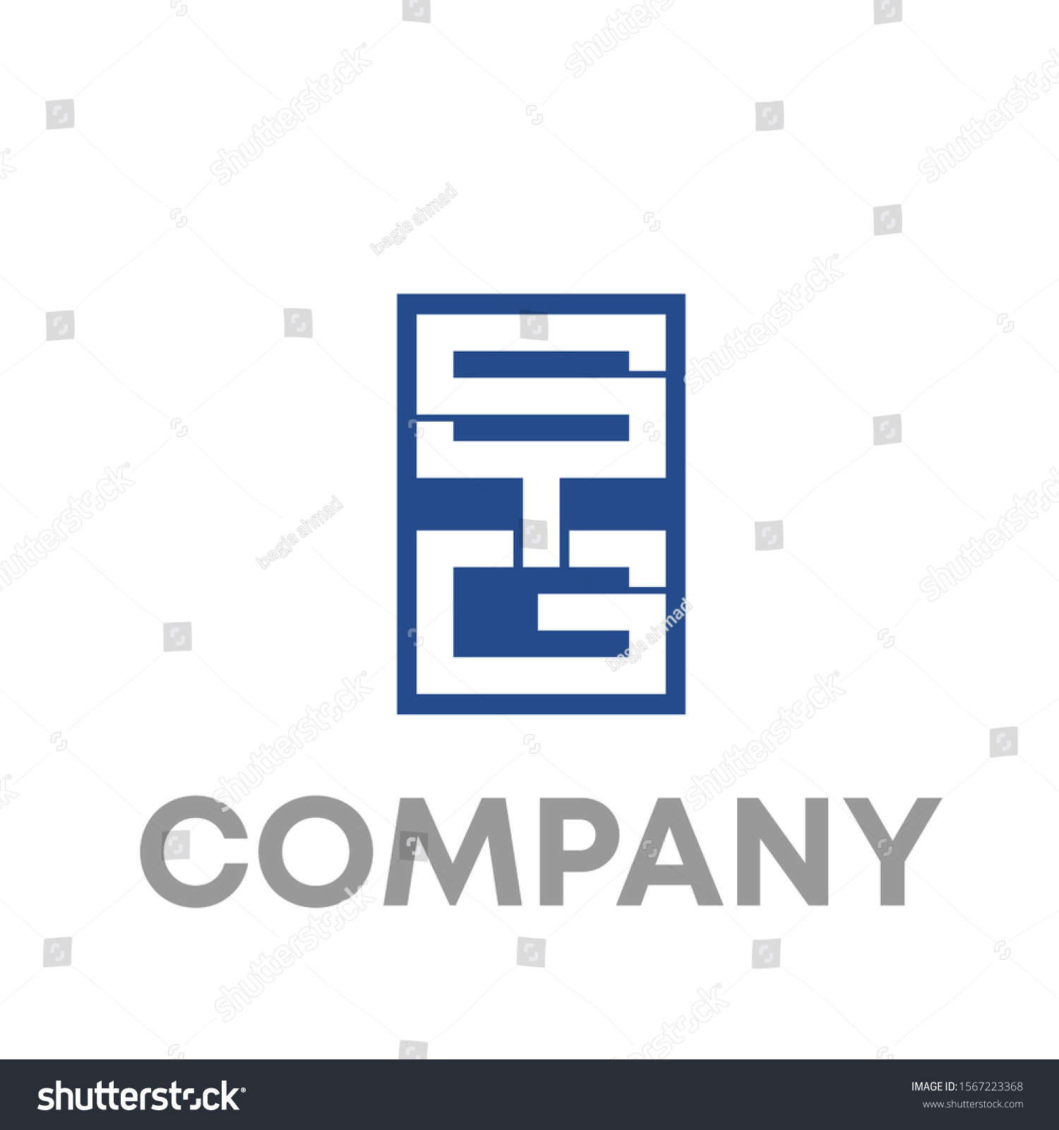 Stg Logo Vector Design Template Sign Stock Vector (Royalty Free ...