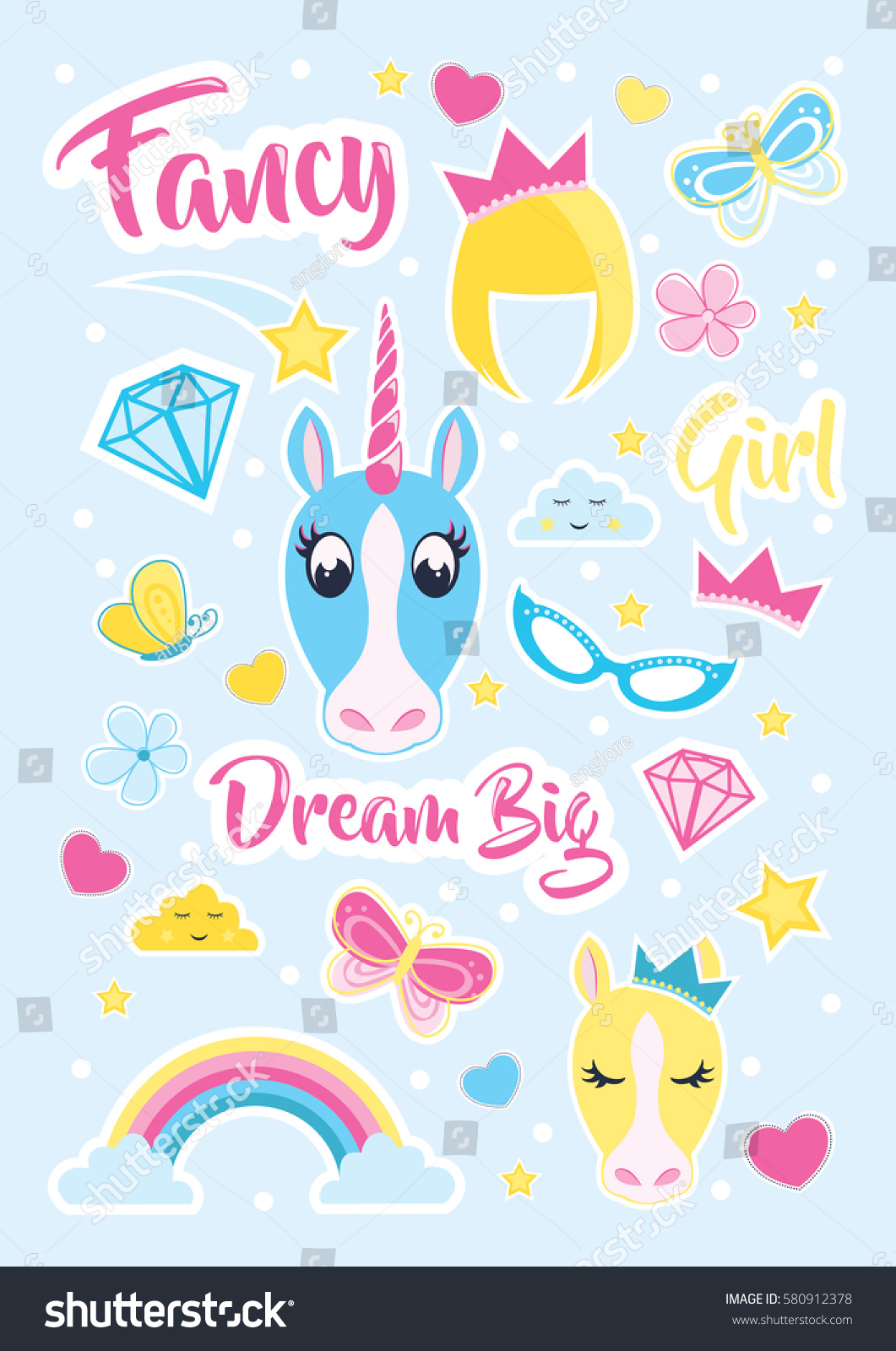 Sticker Art Stock Vector (Royalty Free) 580912378 | Shutterstock