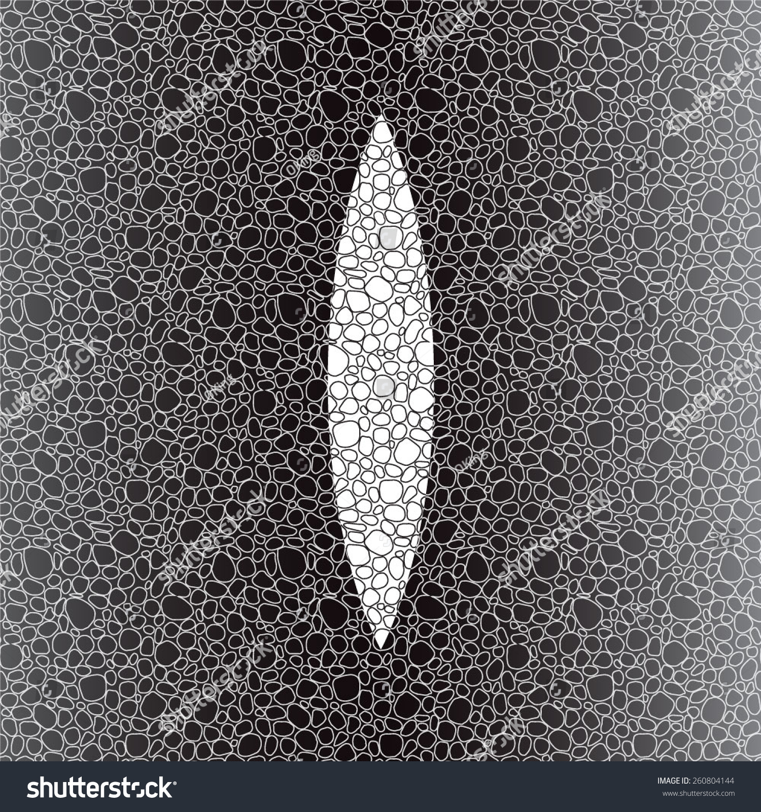 Stingray Skin Stock Vector (Royalty Free) 260804144