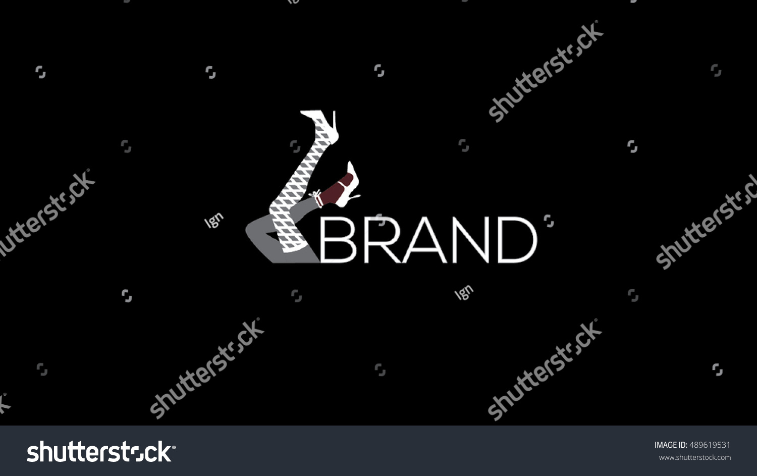 Stockings Vector Logo Design Template Stock Vector (Royalty Free ...