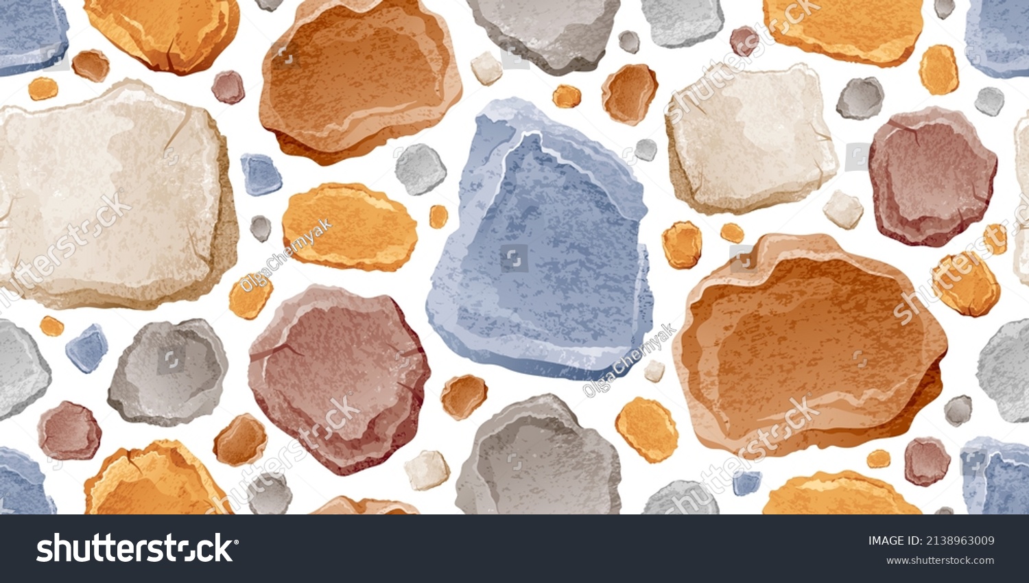 Stone Pattern Vector Rock Texture Background Stock Vector (Royalty Free ...