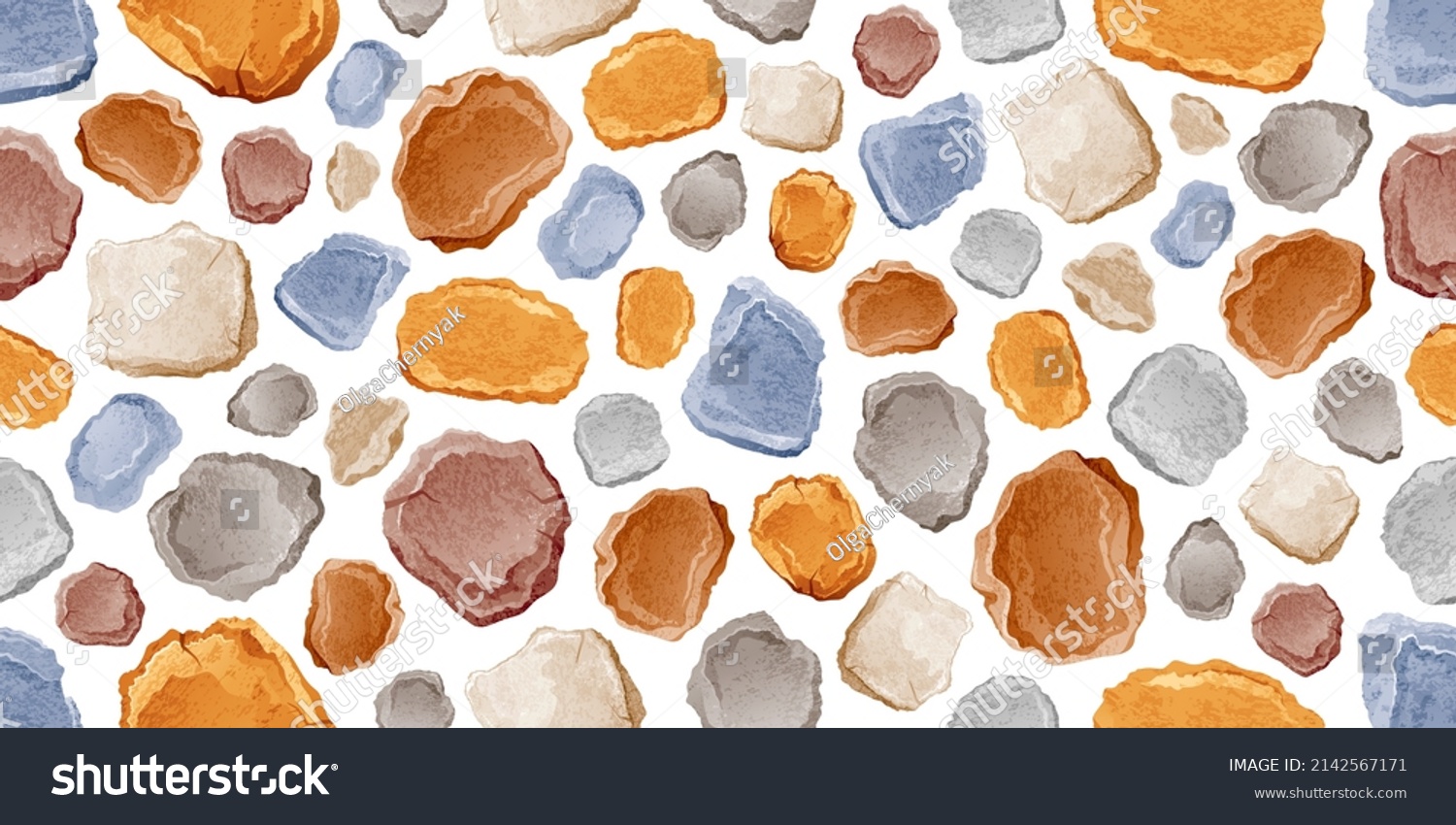 Stone Pattern Vector Rock Texture Background Stock Vector (Royalty Free ...
