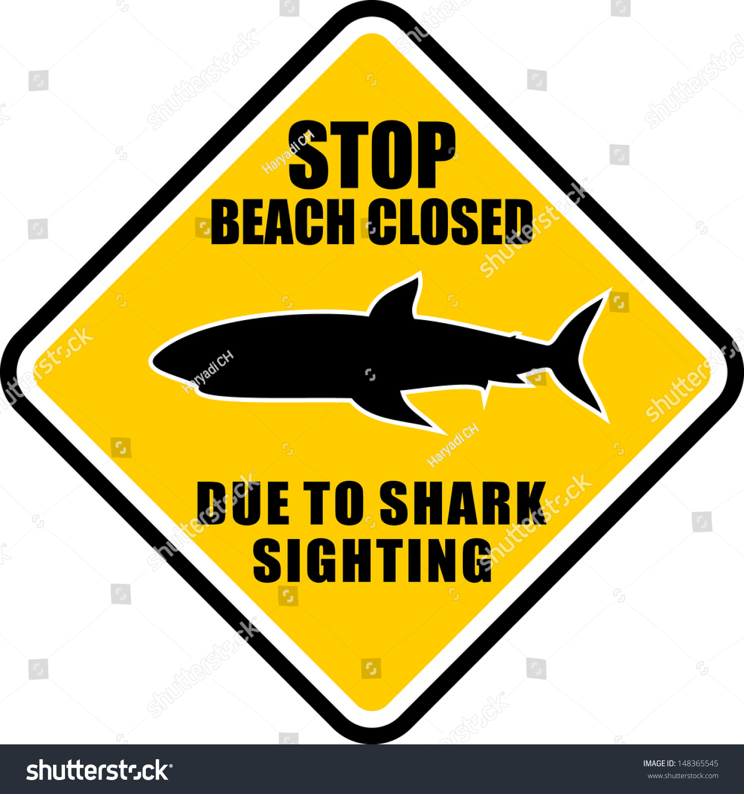 Stop Beach Closed Sign Stock Vector (Royalty Free) 148365545 | Shutterstock