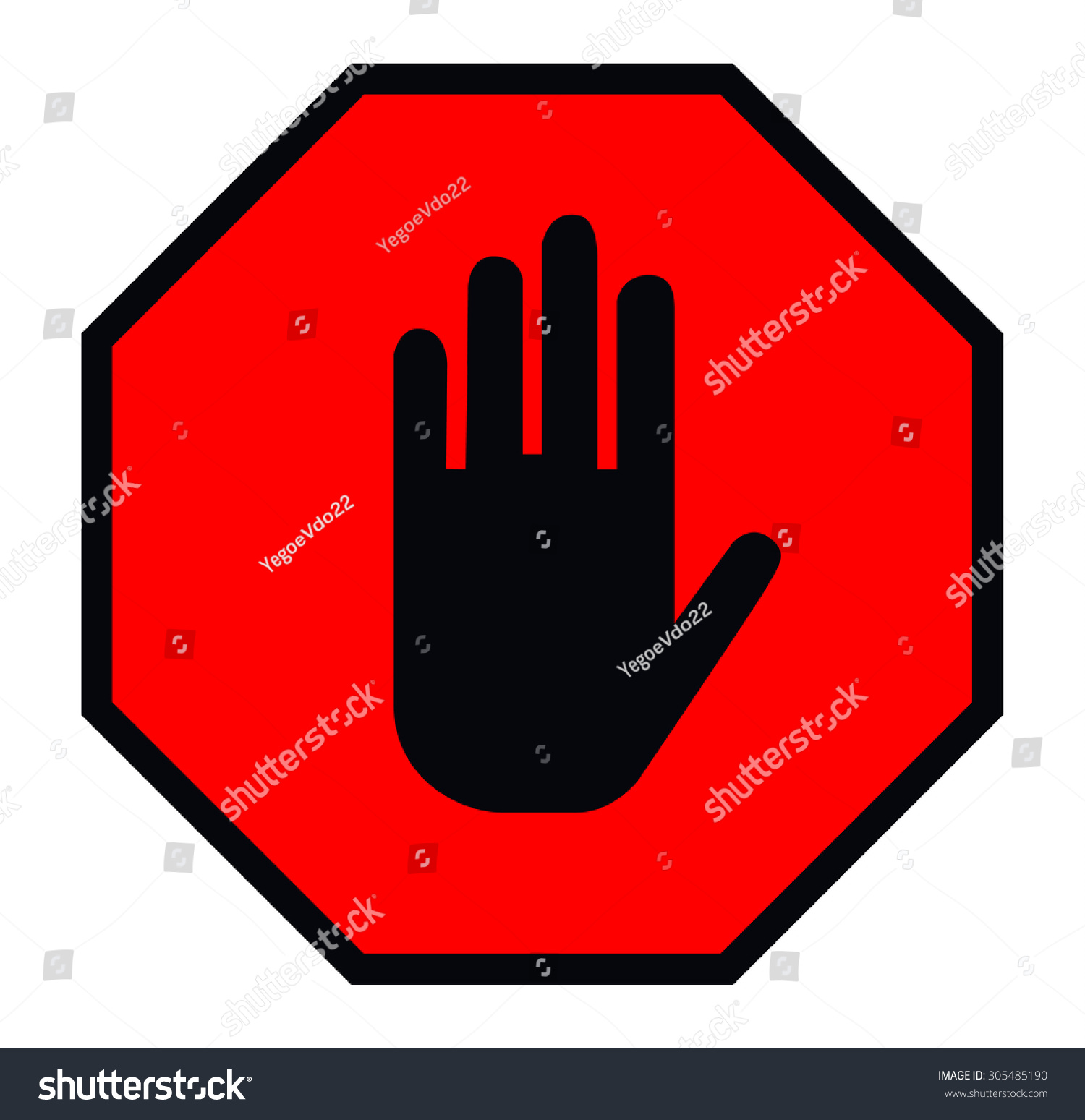 Stop Hand Icon Manual Vector: เวกเตอร์สต็อก (ปลอดค่าลิขสิทธิ์ ...