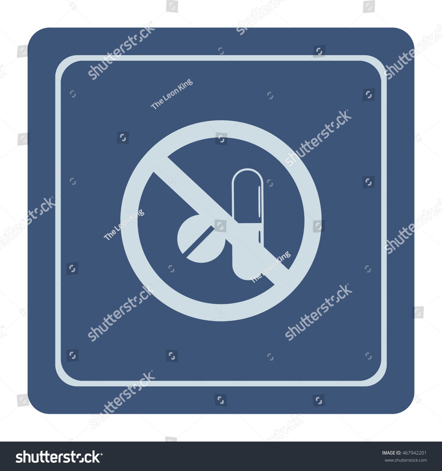 Stop Medicine Icon Vector Sign Stock Vector (Royalty Free) 467942201 ...
