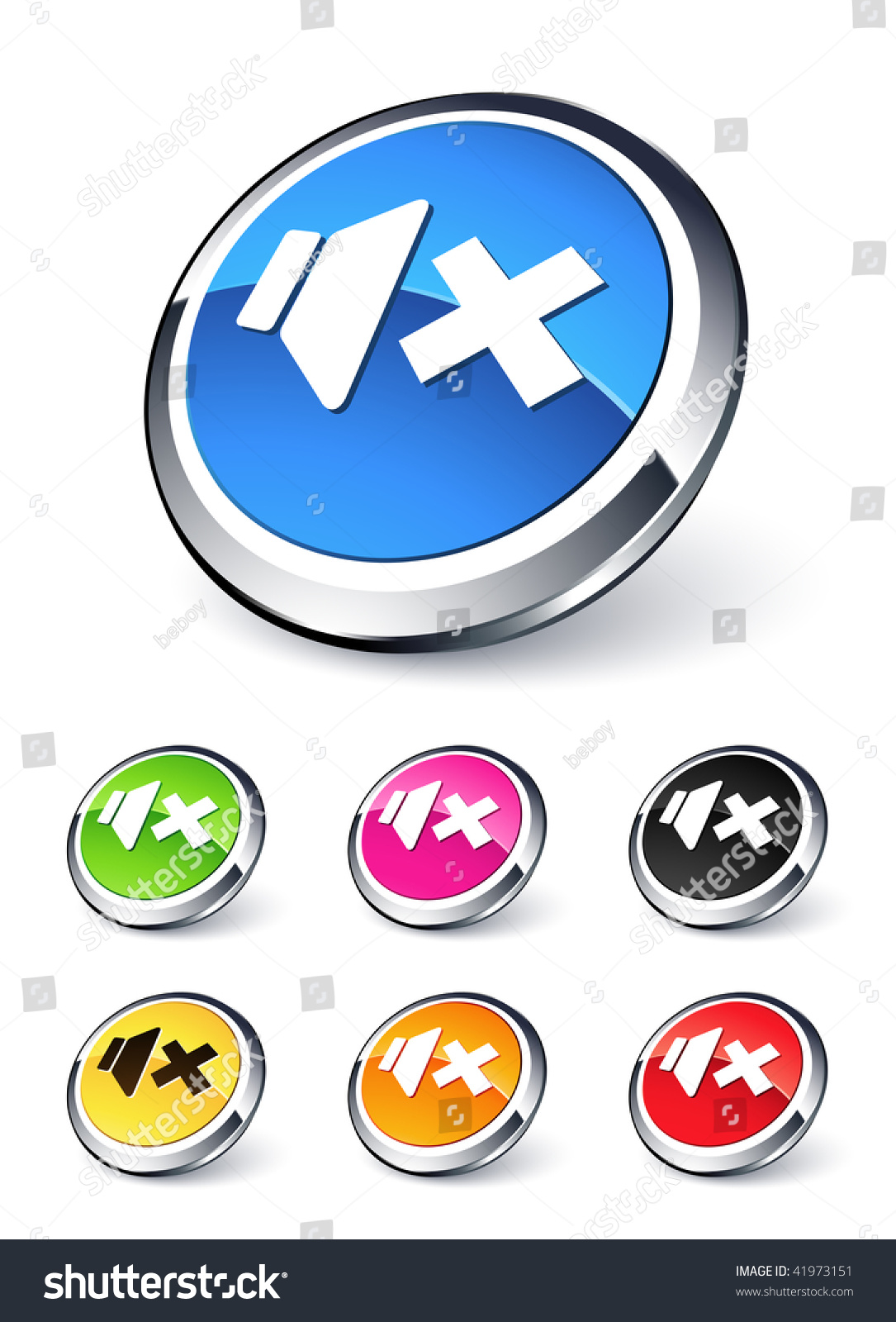 Stop Music Icon Stock Vector (Royalty Free) 41973151