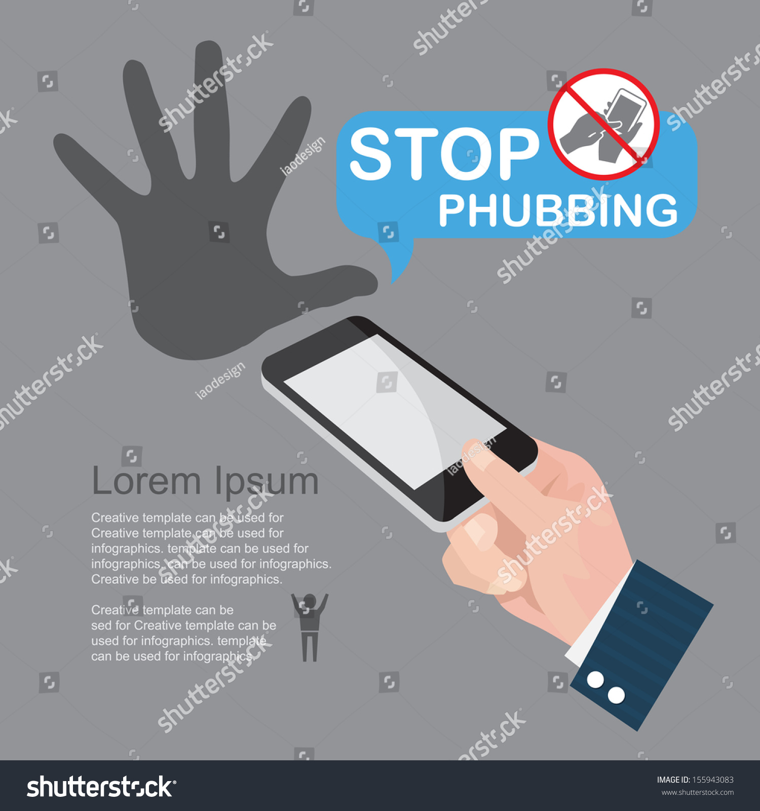Stop Phubbing Infographics Vector Stock Vector 155943083 - Shutterstock