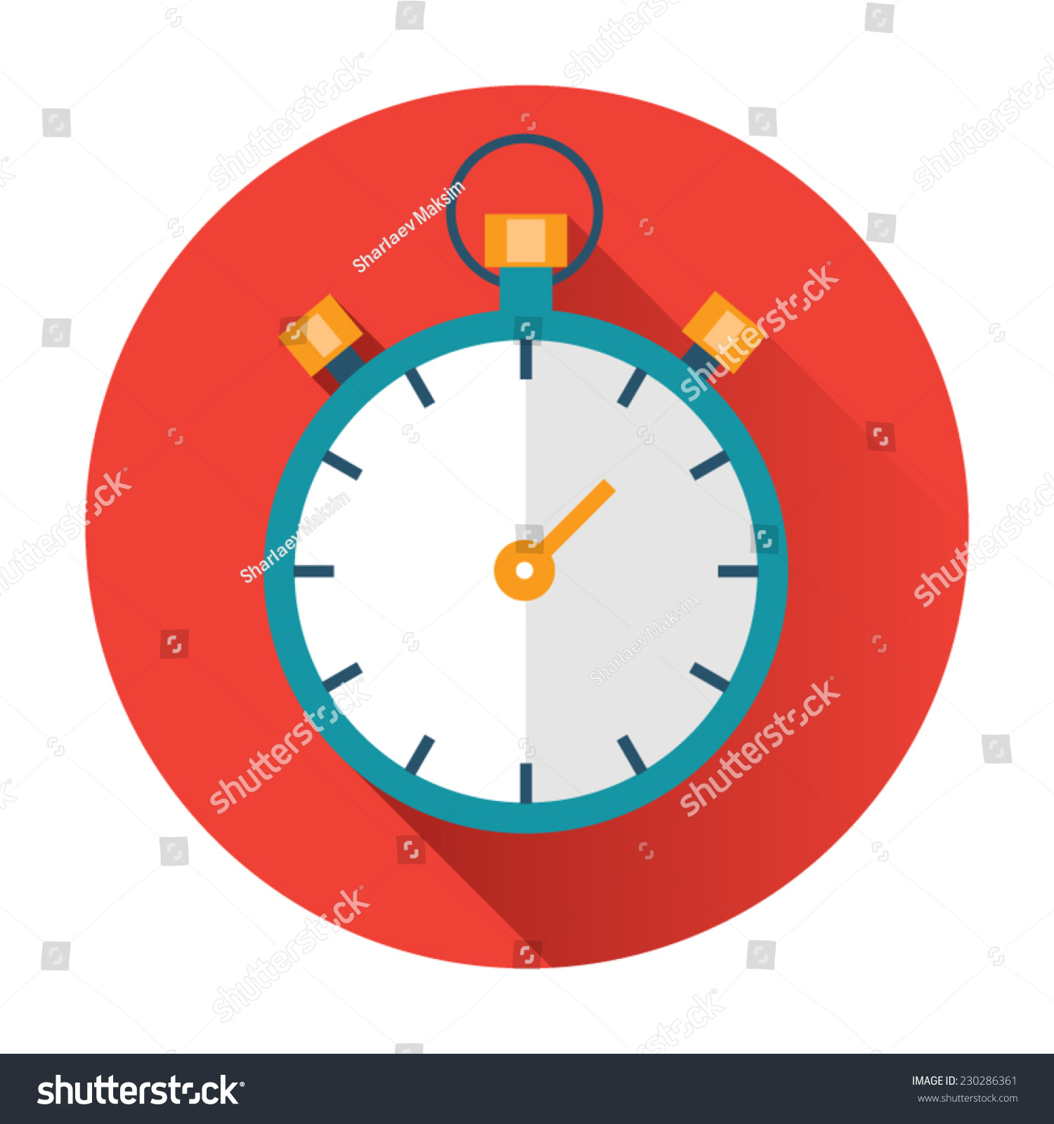 Stopwatch Icon Stock Vector (Royalty Free) 230286361 | Shutterstock