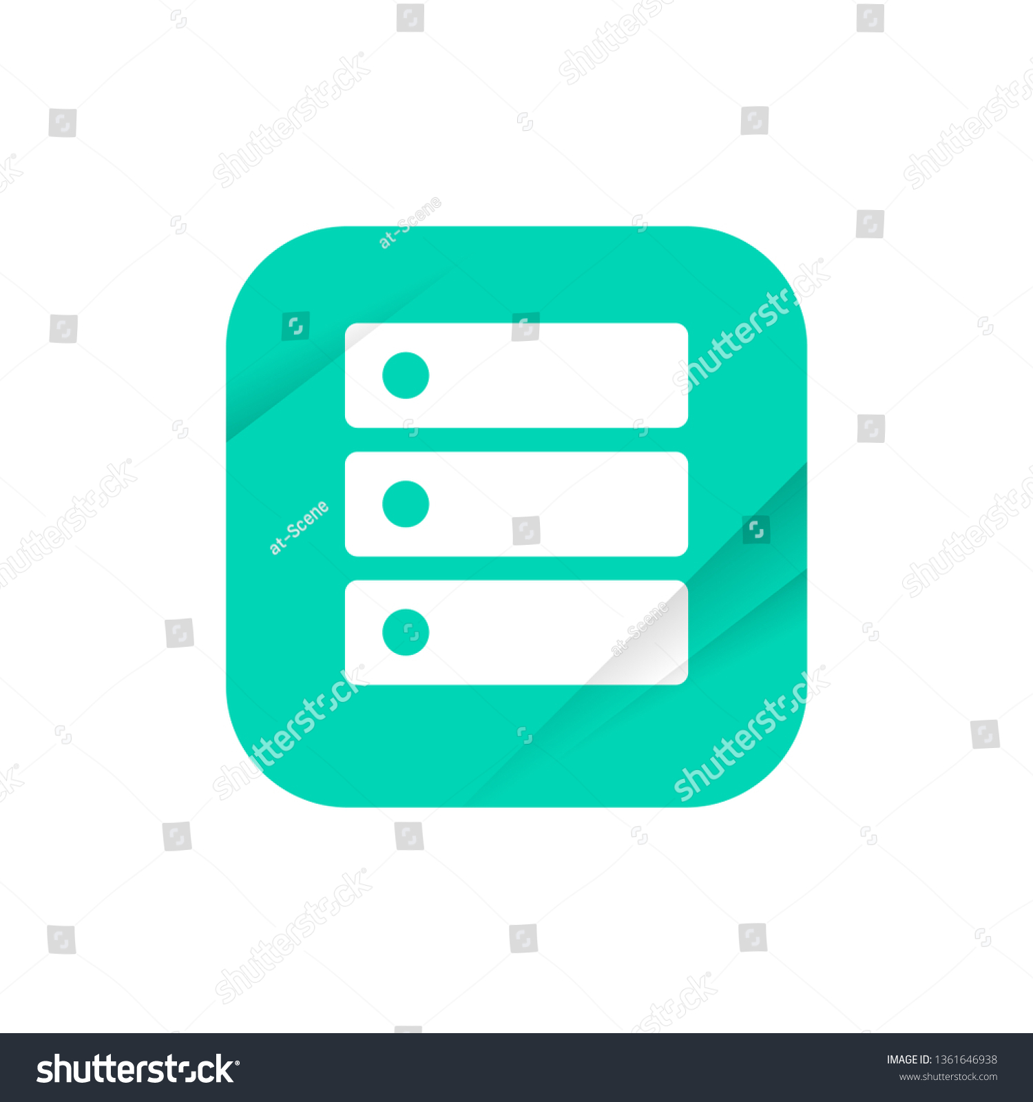 Storage App Icon Stock Vector (Royalty Free) 1361646938 | Shutterstock