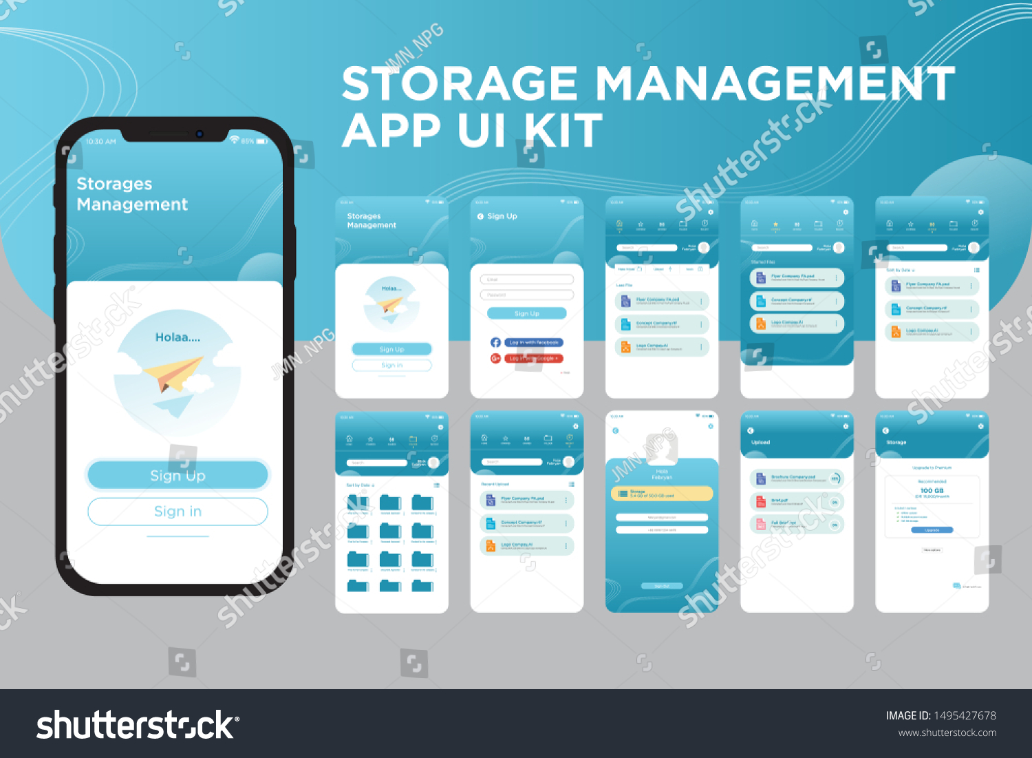 Modèle de kit d'interface utilisateur de : image vectorielle de stock ...