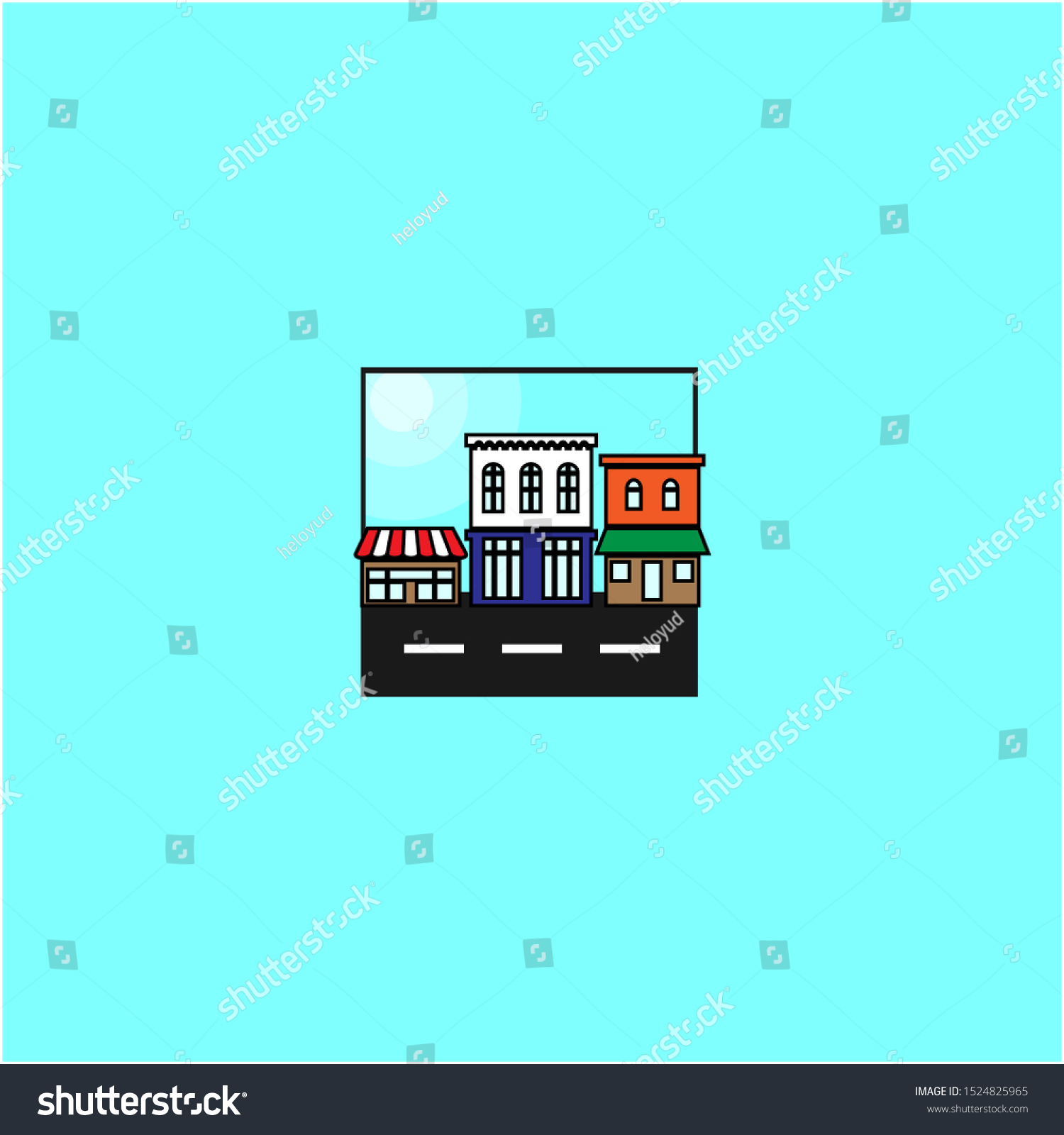 Store Front Vector Logo Icon Your Stock Vector (Royalty Free) 1524825965