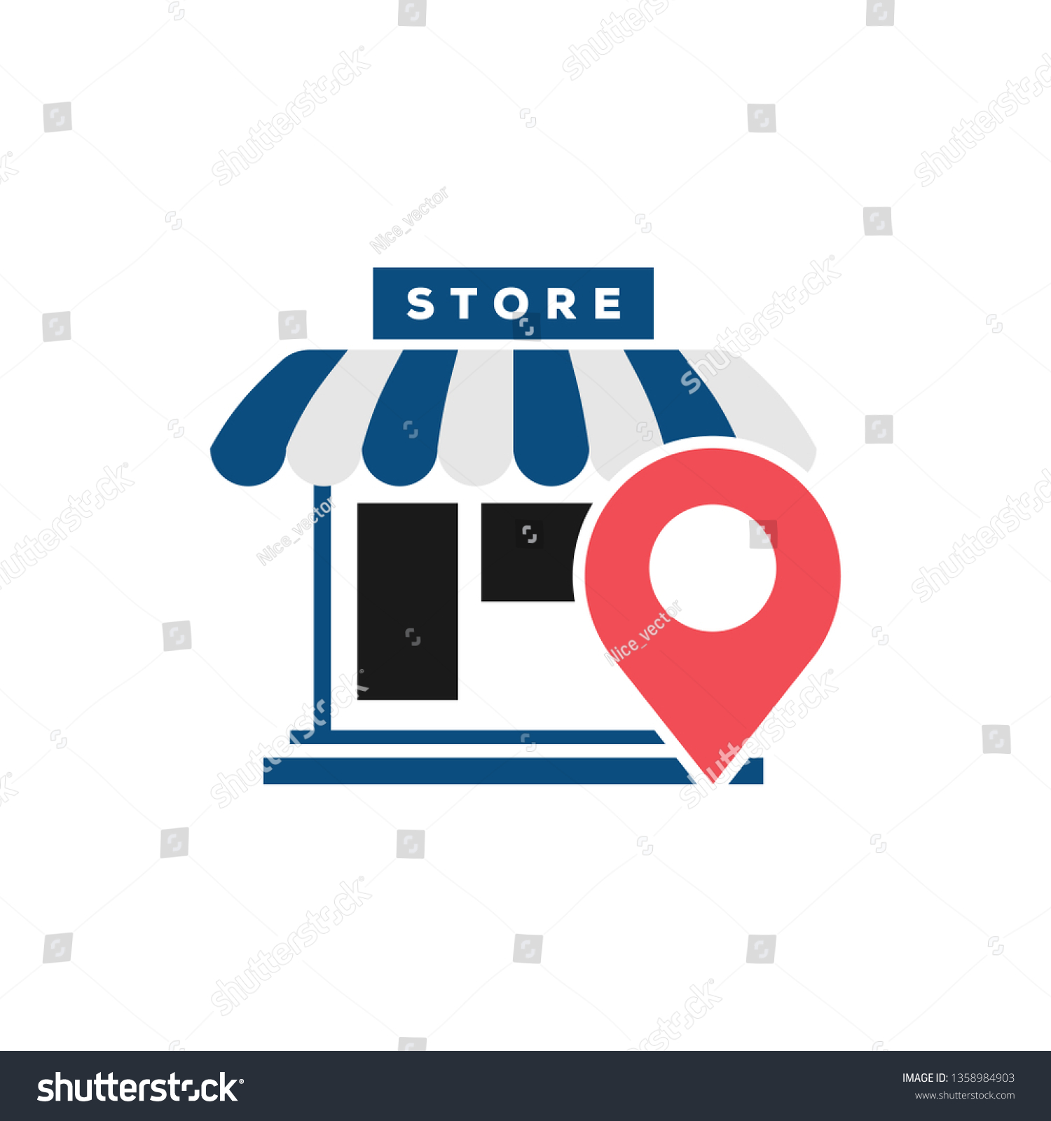 Store Graphic Design Template Vector Isolated Stock Vector (Royalty ...