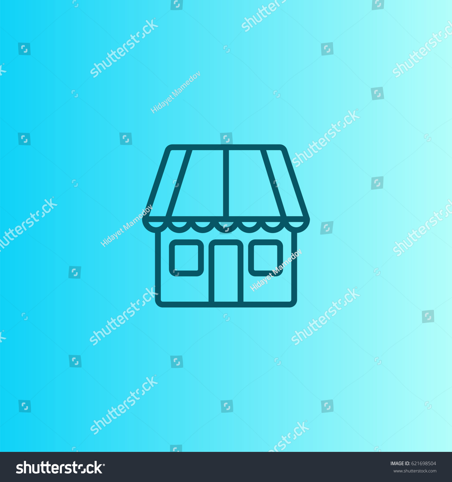 Store Icon Shop Sign Vector Stock Vector (Royalty Free) 621698504