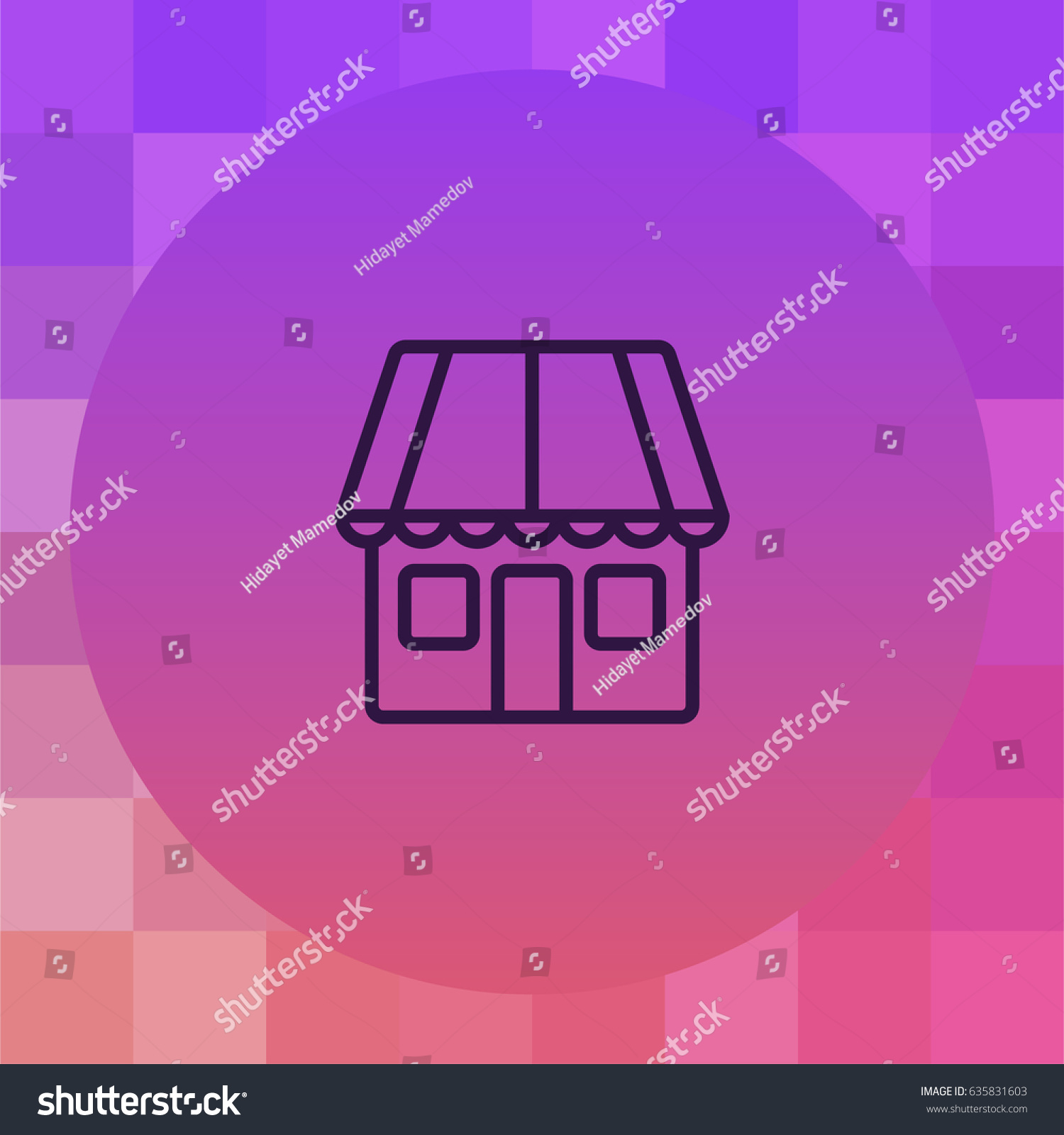 Store Icon Shop Sign Vector Stock Vector (Royalty Free) 635831603 ...