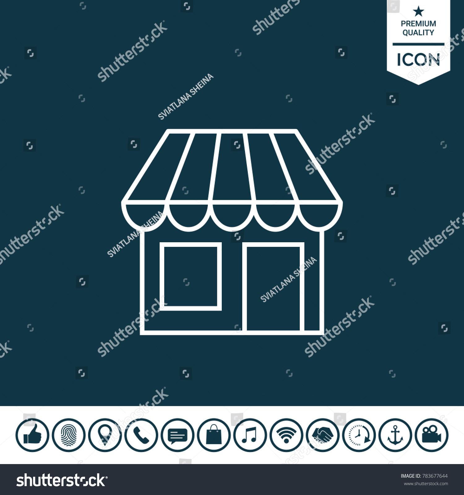 Store Symbol Icon Stock Vector (Royalty Free) 783677644 | Shutterstock