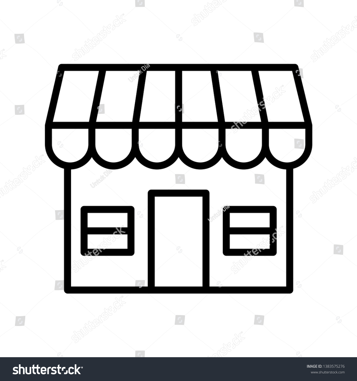 Store Vector Illustration Logo Template Stock Vector (Royalty Free ...