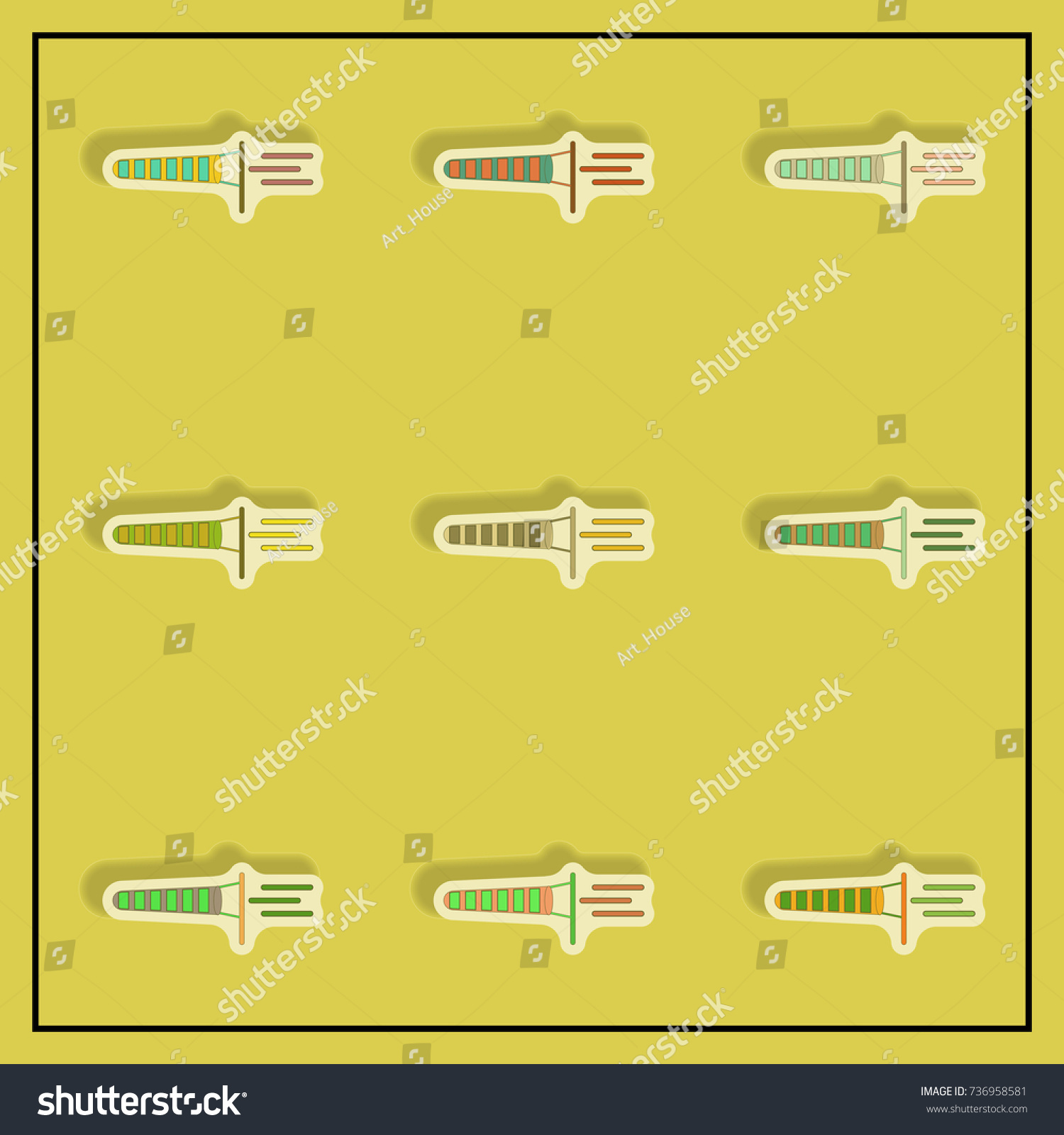 Storm Wind Cone Set Stock Vector (Royalty Free) 736958581
