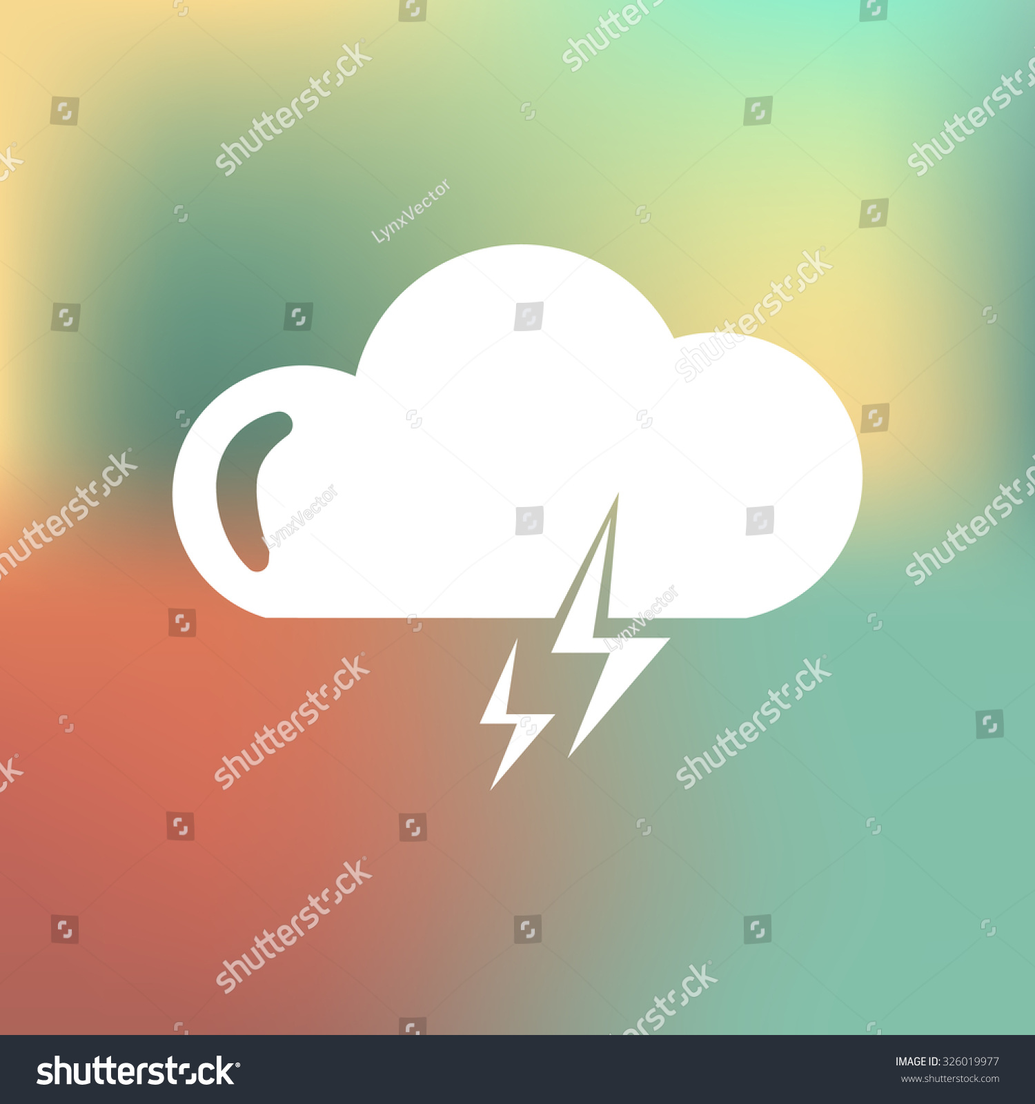 Storm Weather Icon Stock Vector (Royalty Free) 326019977 | Shutterstock