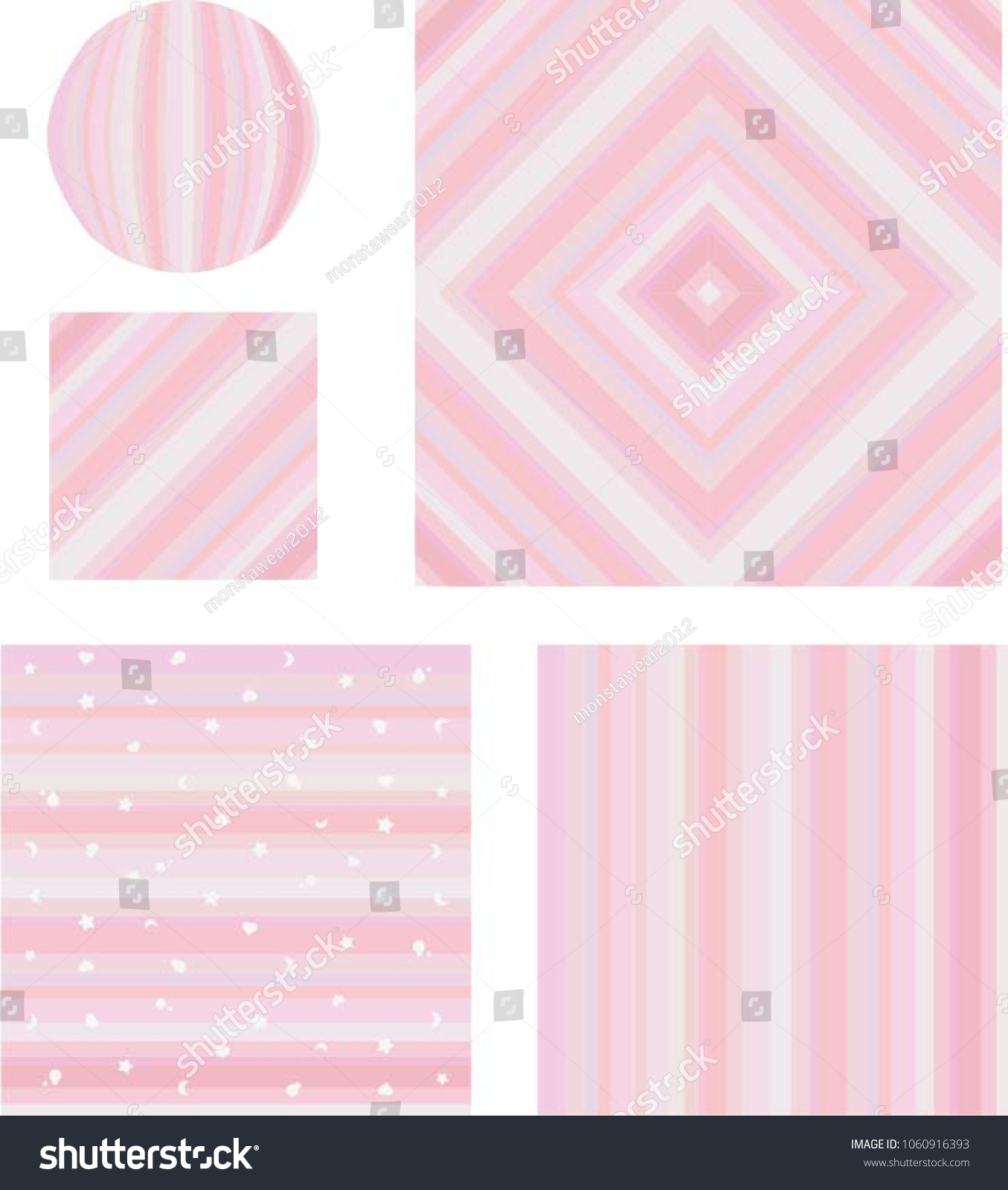 Straight Color Combination 03 Stock Vector (Royalty Free) 1060916393
