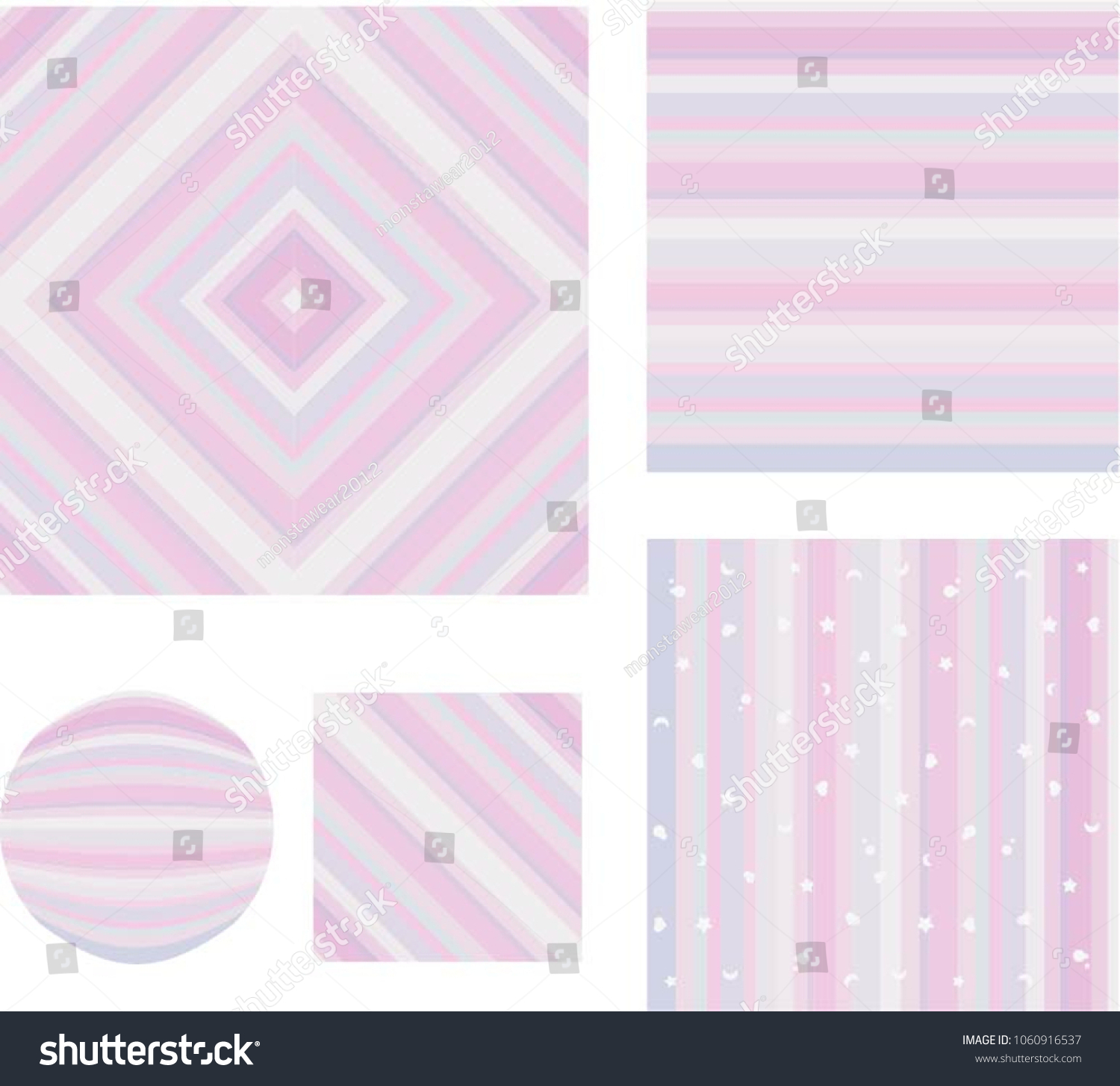 Straight Color Combination 04 Stock Vector (Royalty Free) 1060916537