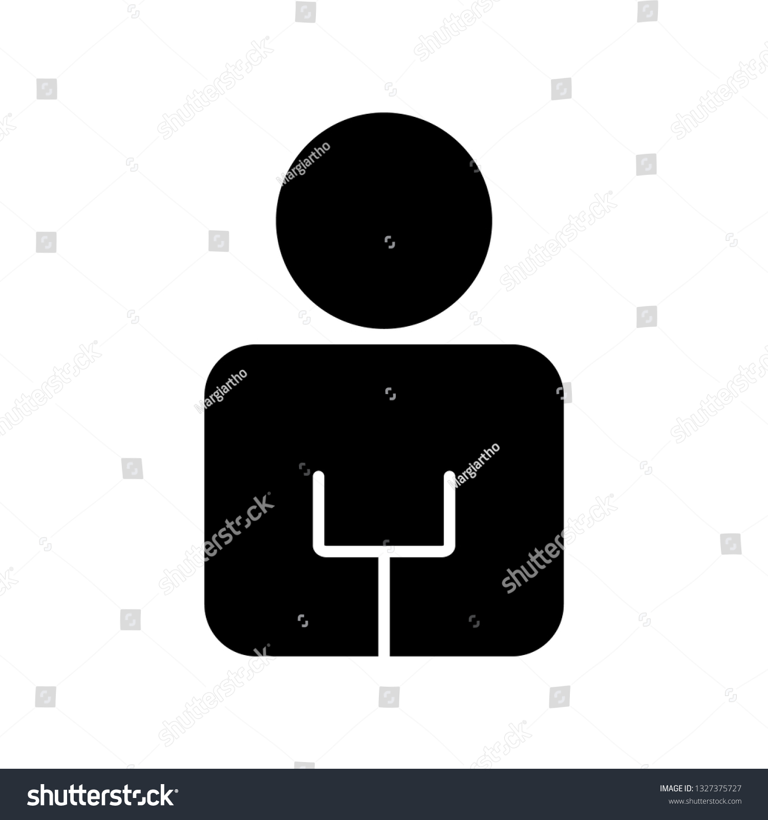 Straitjacket Favorites Icon Vector: vector de stock (libre de regalías ...